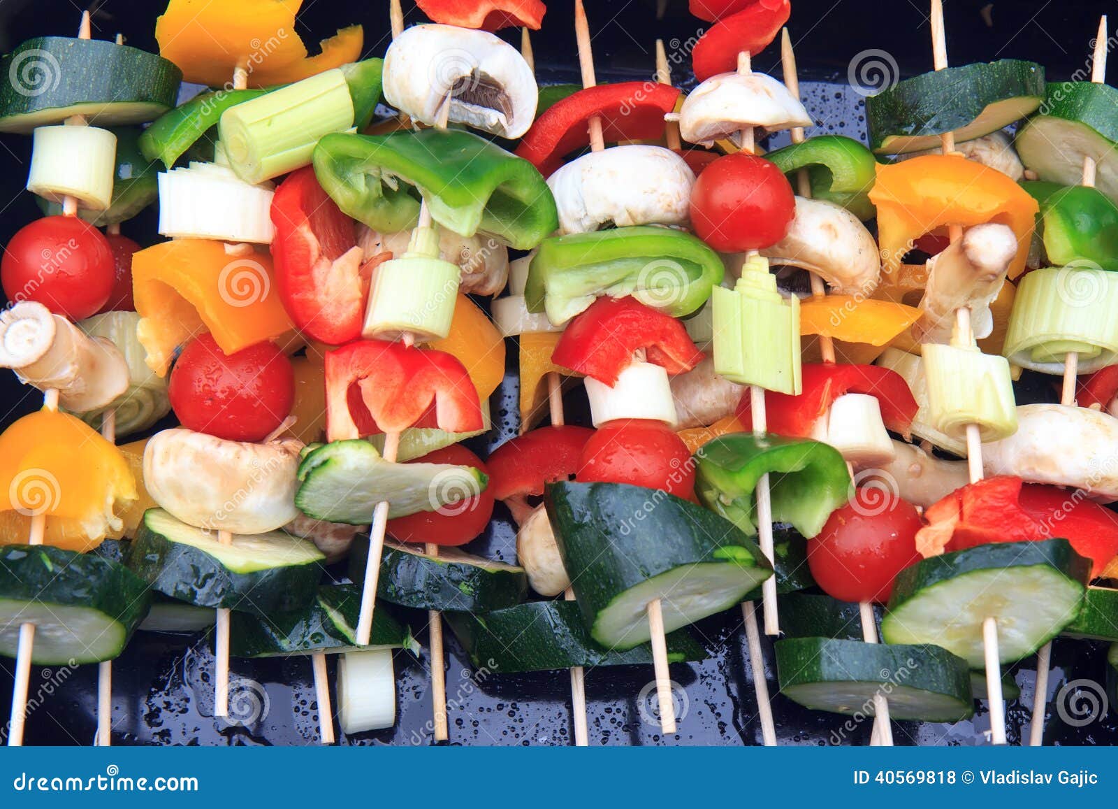 Grilled vegetables stock photo. Image of delicios, kebab - 40569818