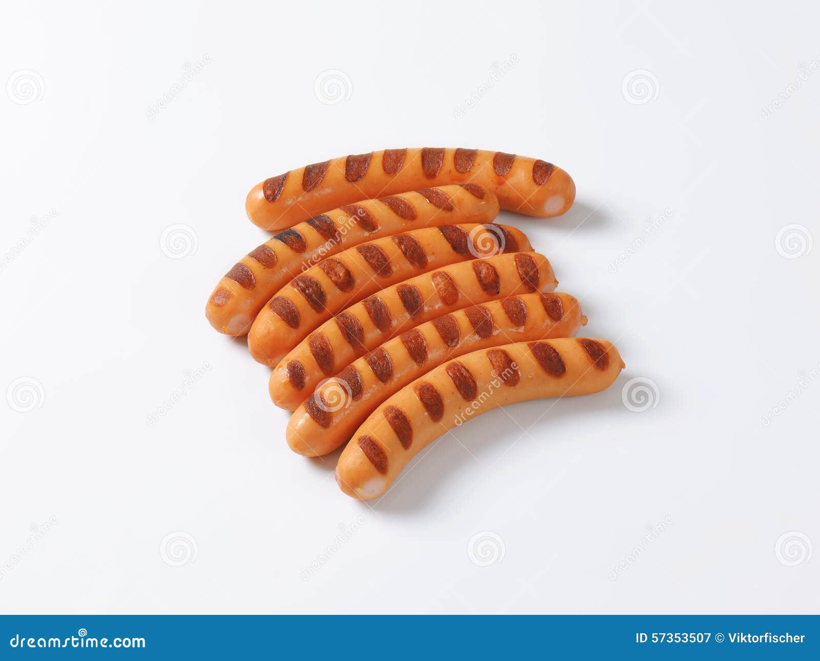 Grilled Vienna sausages stock image. Image of wiener - 57353507