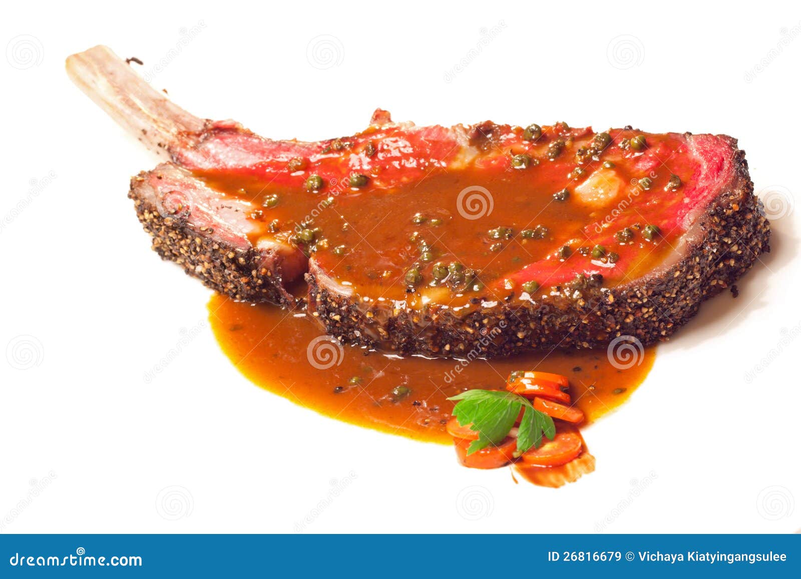 Grilled Wagyu beef steak stock image. Image of french - 26816679