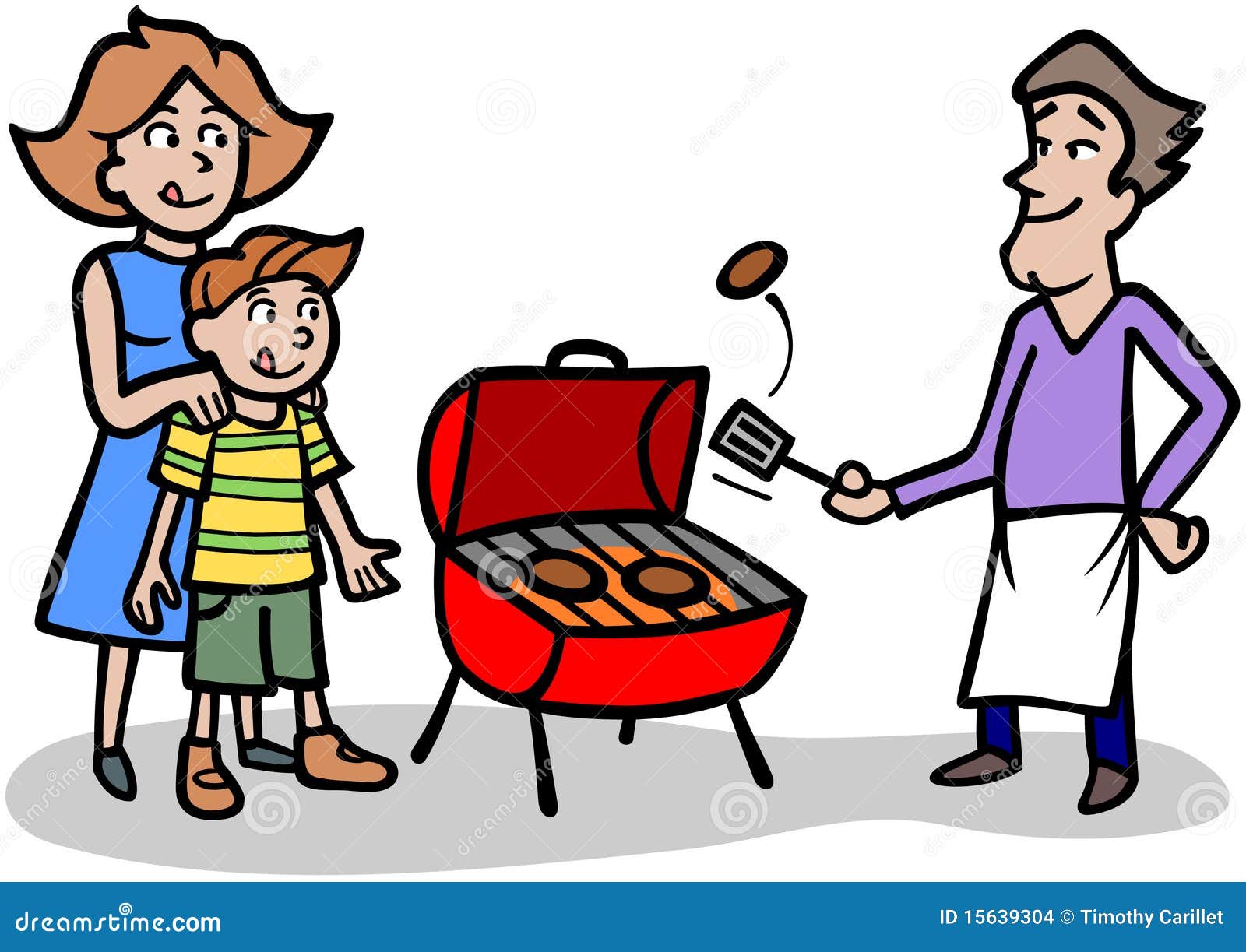 Family Cookout Clipart