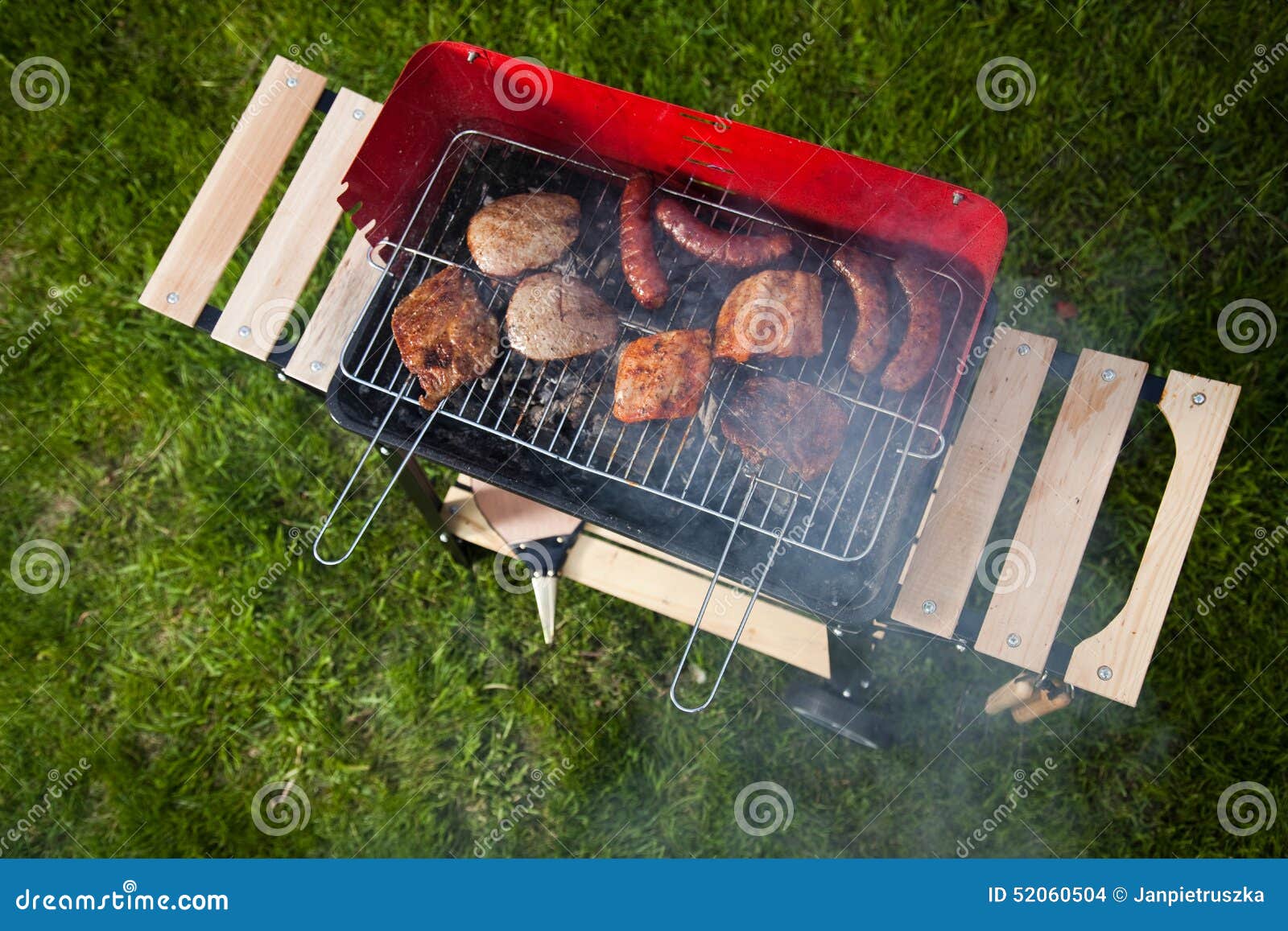 Grilling Time, Grill, Bright Colorful Vivid Theme Stock Photo - Image ...