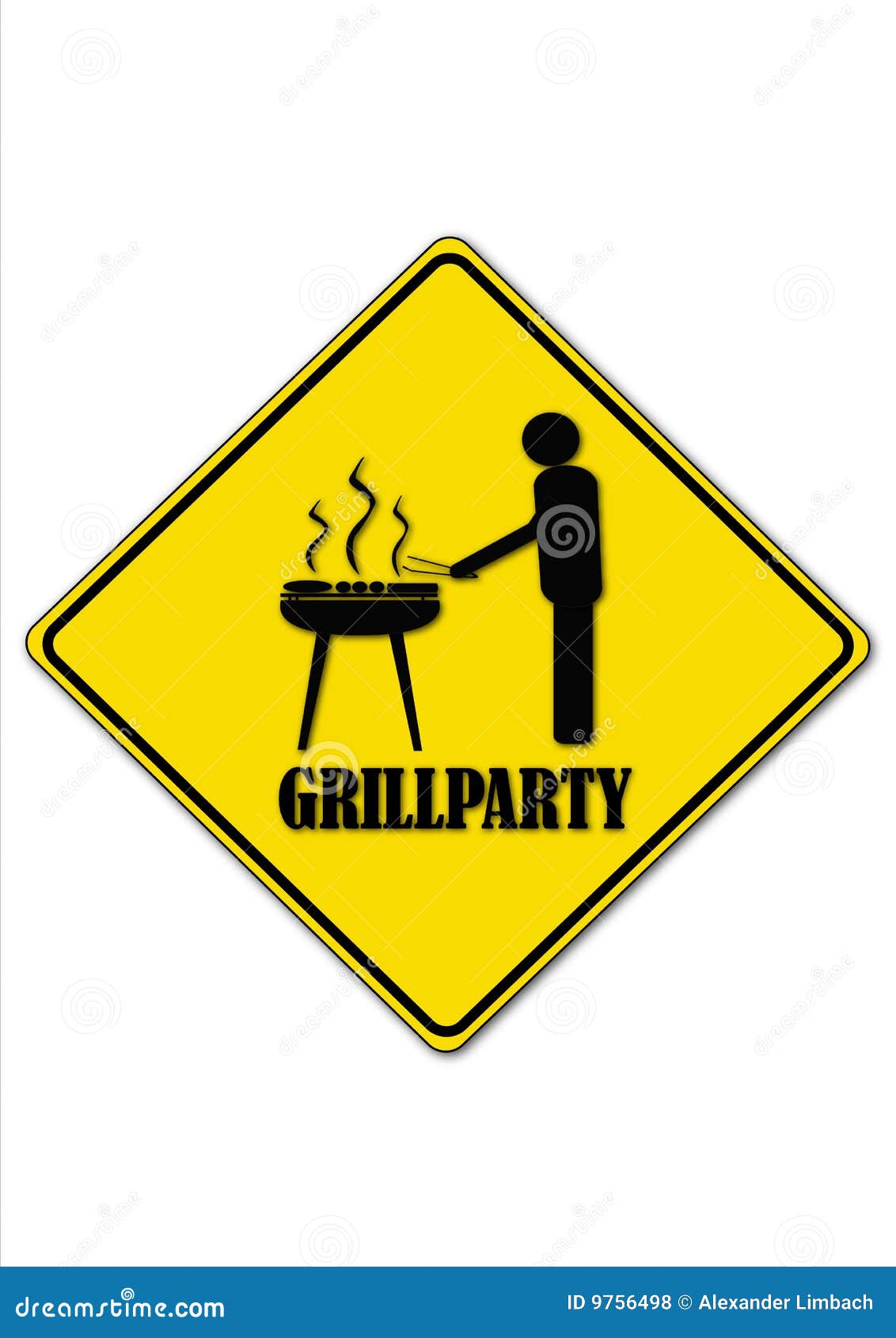 Grillparty stock illustration. Illustration of family - 9756498