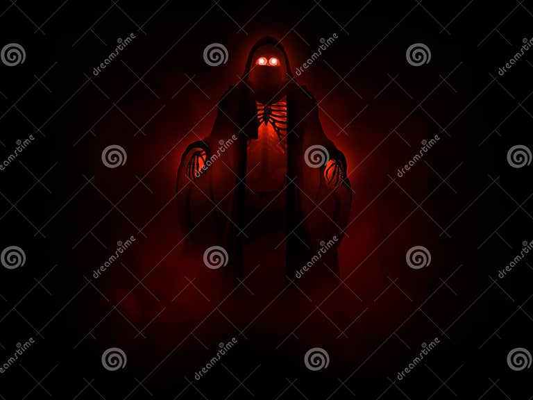 Grim reaper stock illustration. Illustration of negative - 18000785