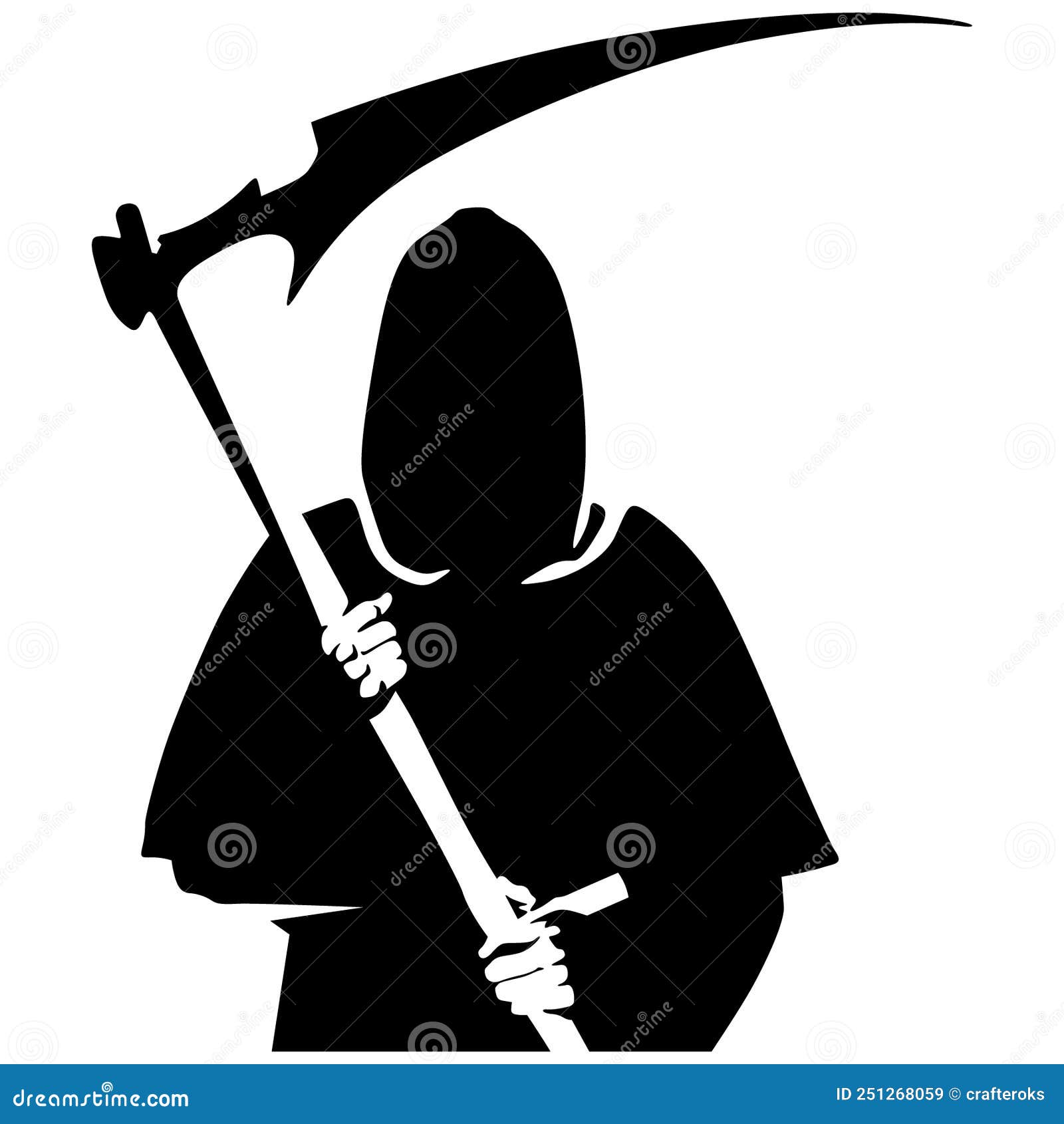 Grim Reaper EPS Vector File Digital Download Stock Vector ...