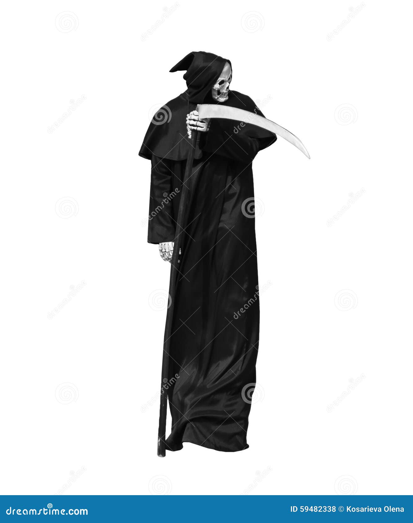 Grim Zombie Apocalyptic Face. Green Background Stock Photo ...