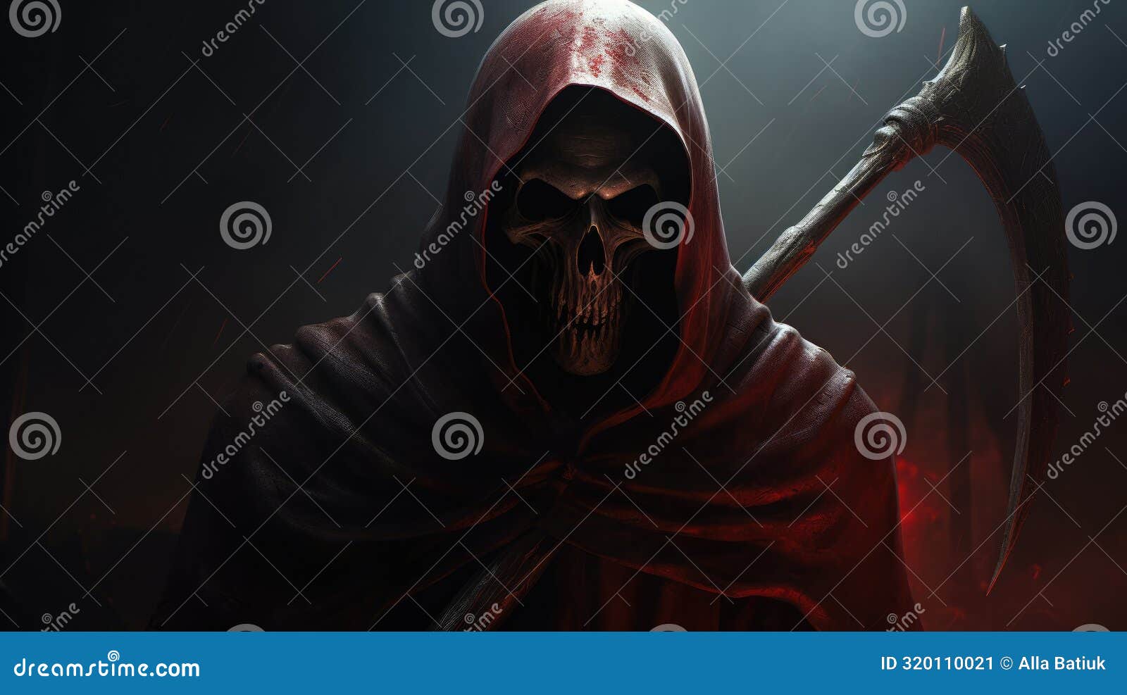The Grim Reaper: a Personification of Mortality, this Spectral Being ...