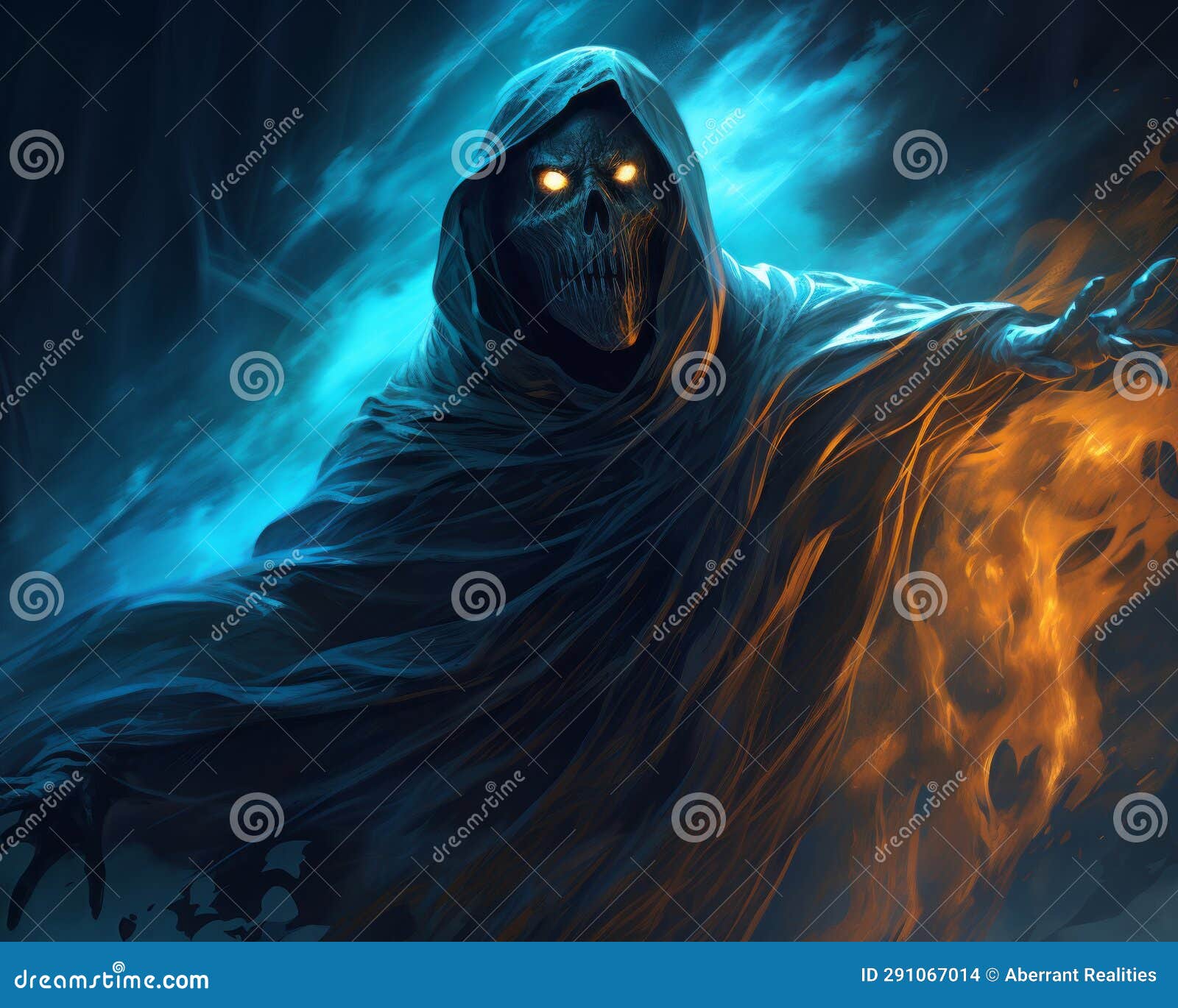 Blue Grim Reaper Pictures