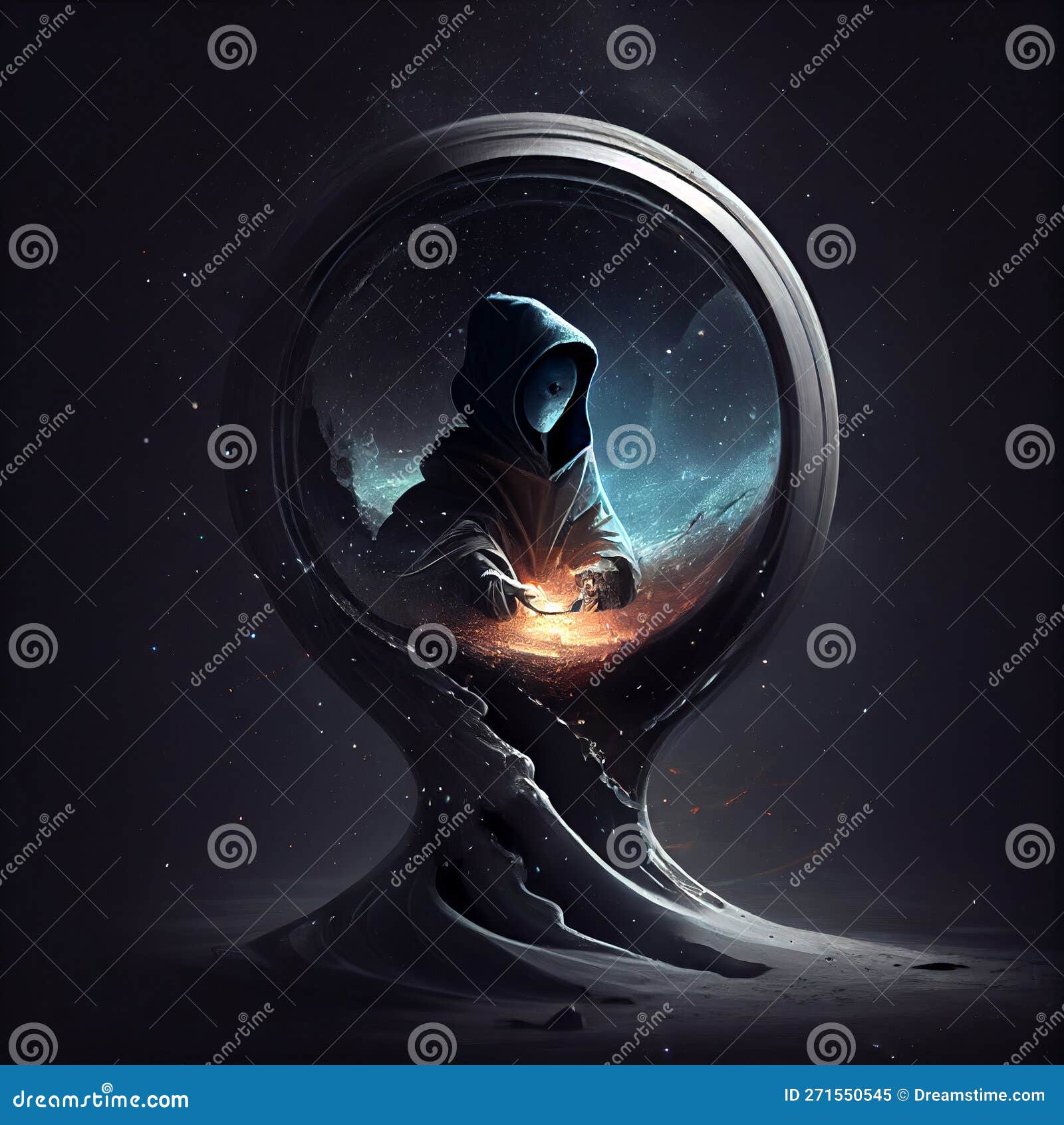 The Grim Reaper Trapped Inside of an Hour Glass and Doing Magic ...