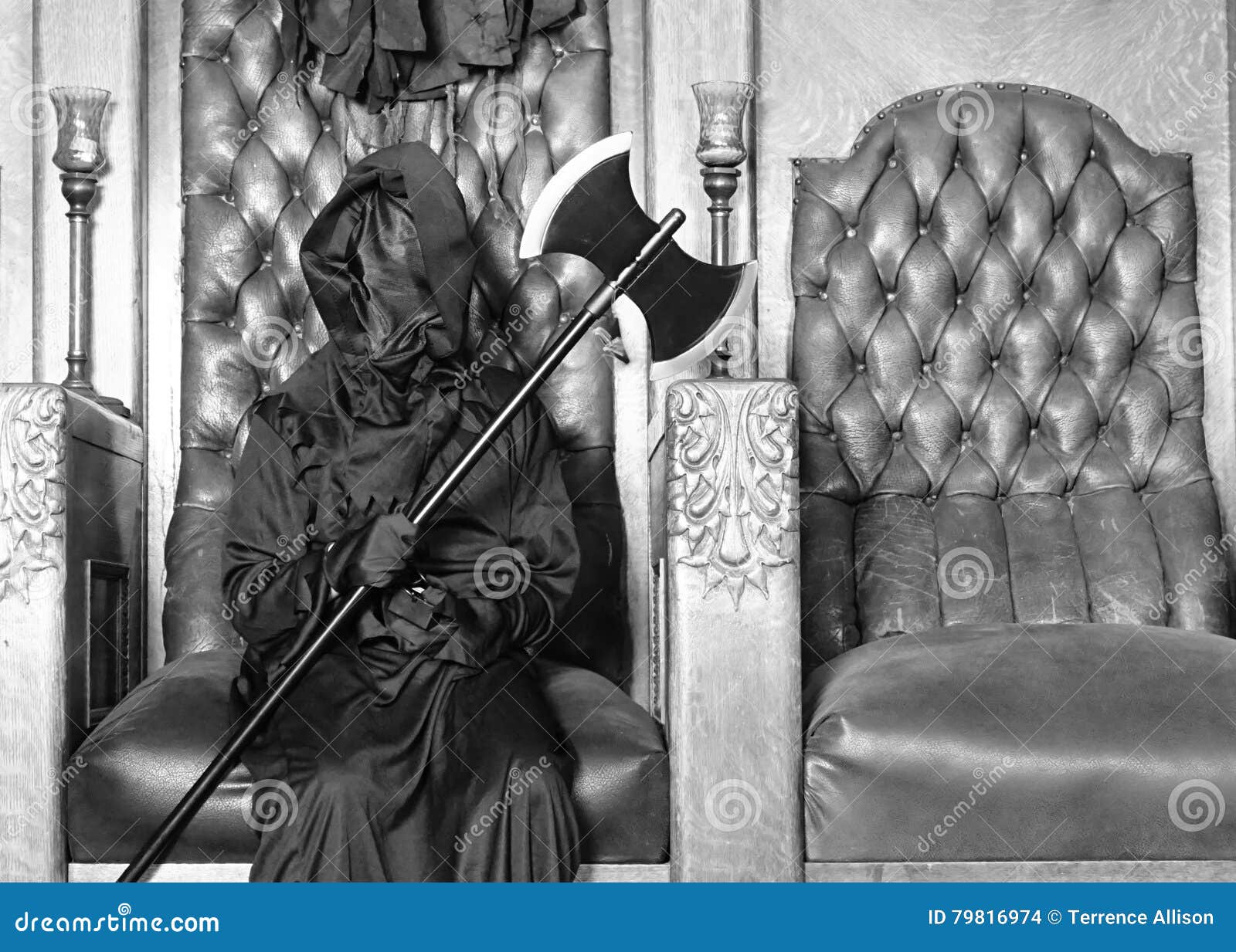 Grim reaper stock photo. Image of monochrome, scary, death - 79816974