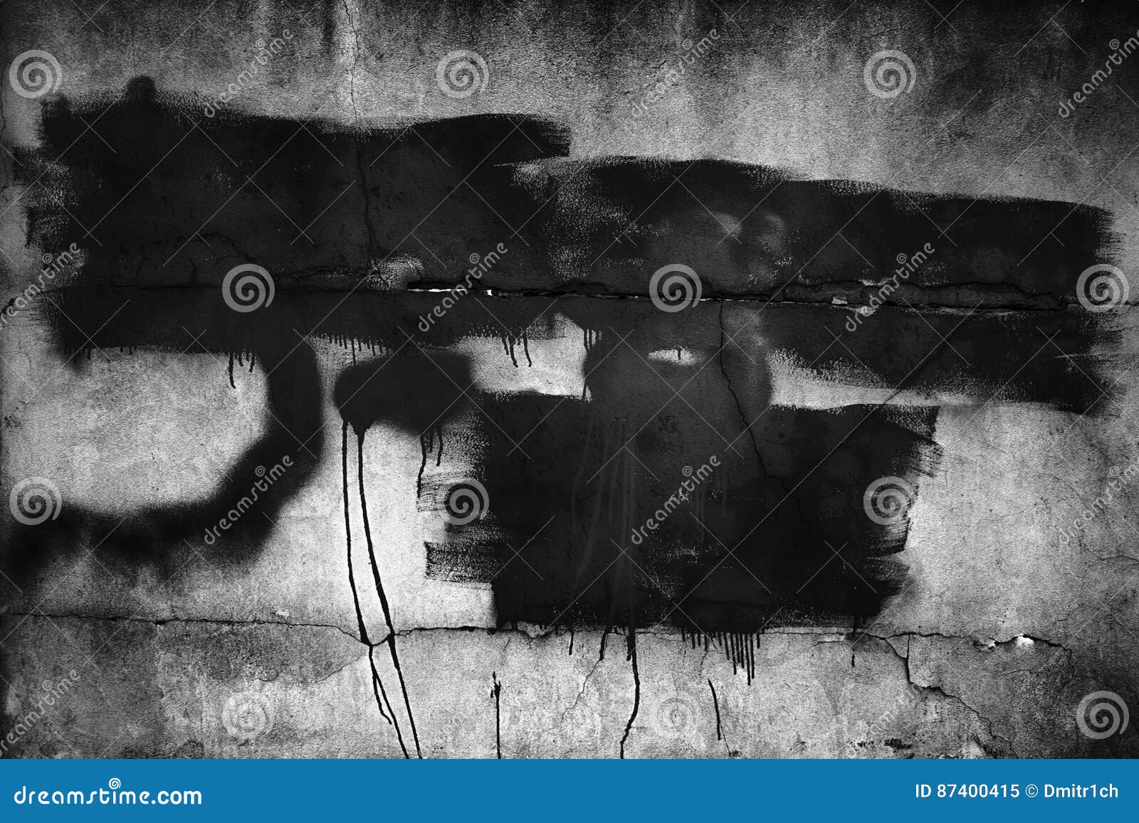 Grim Wall Texture, Dark Background Black Cement Royalty-Free Stock ...