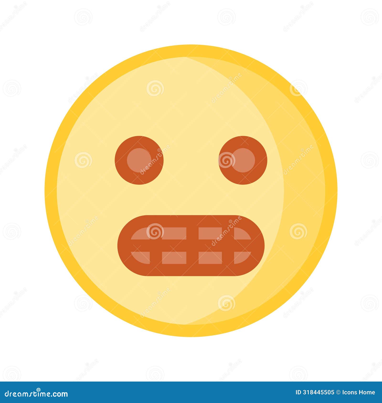 Grimacing Emoji Vector Design, Premium Vector Design | CartoonDealer ...