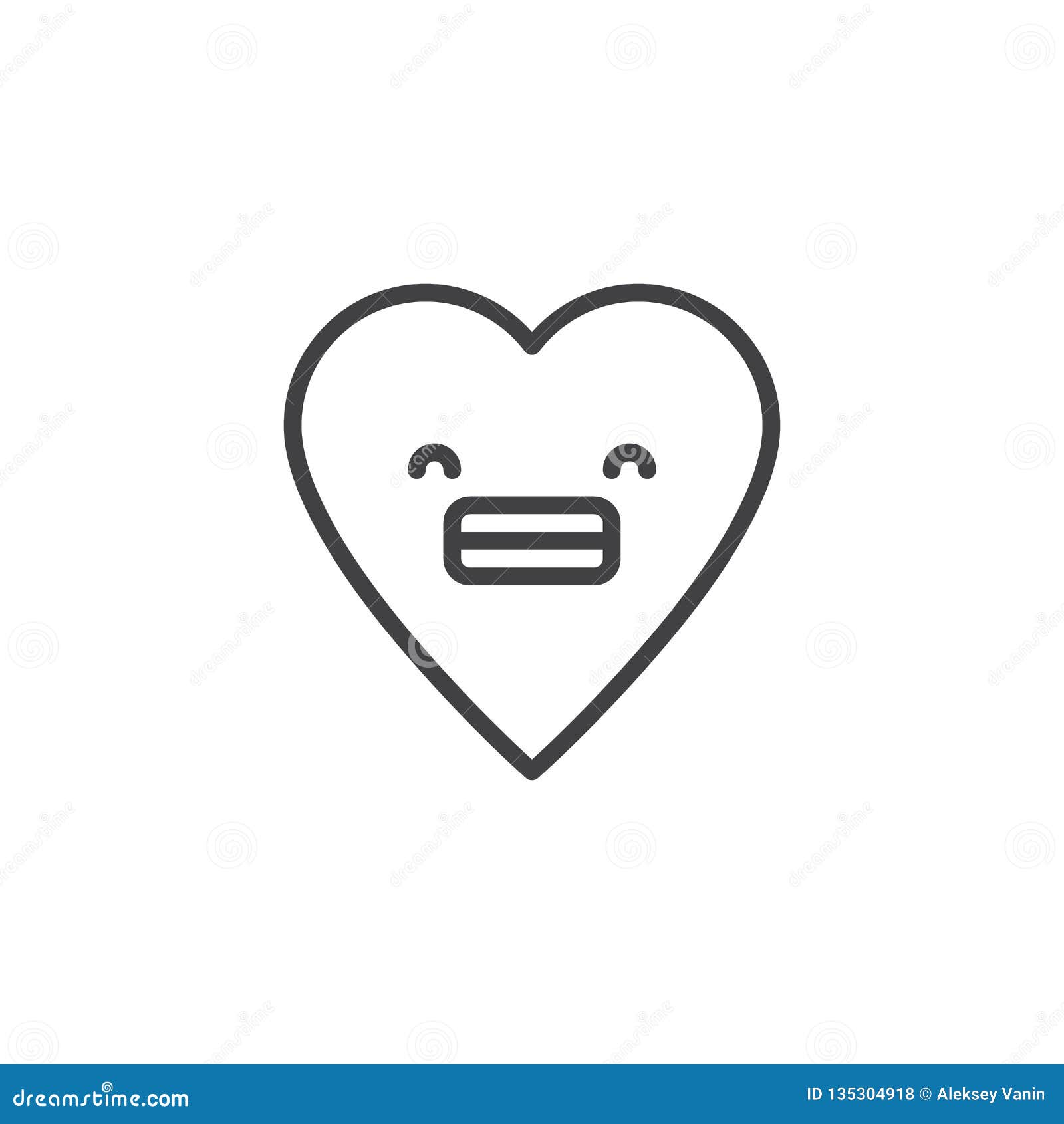 Grimacing Face Emoticon Outline Icon Stock Vector - Illustration of ... Grimacing Face Emoticon Outline Icon Stock Vector - Illustration of ...