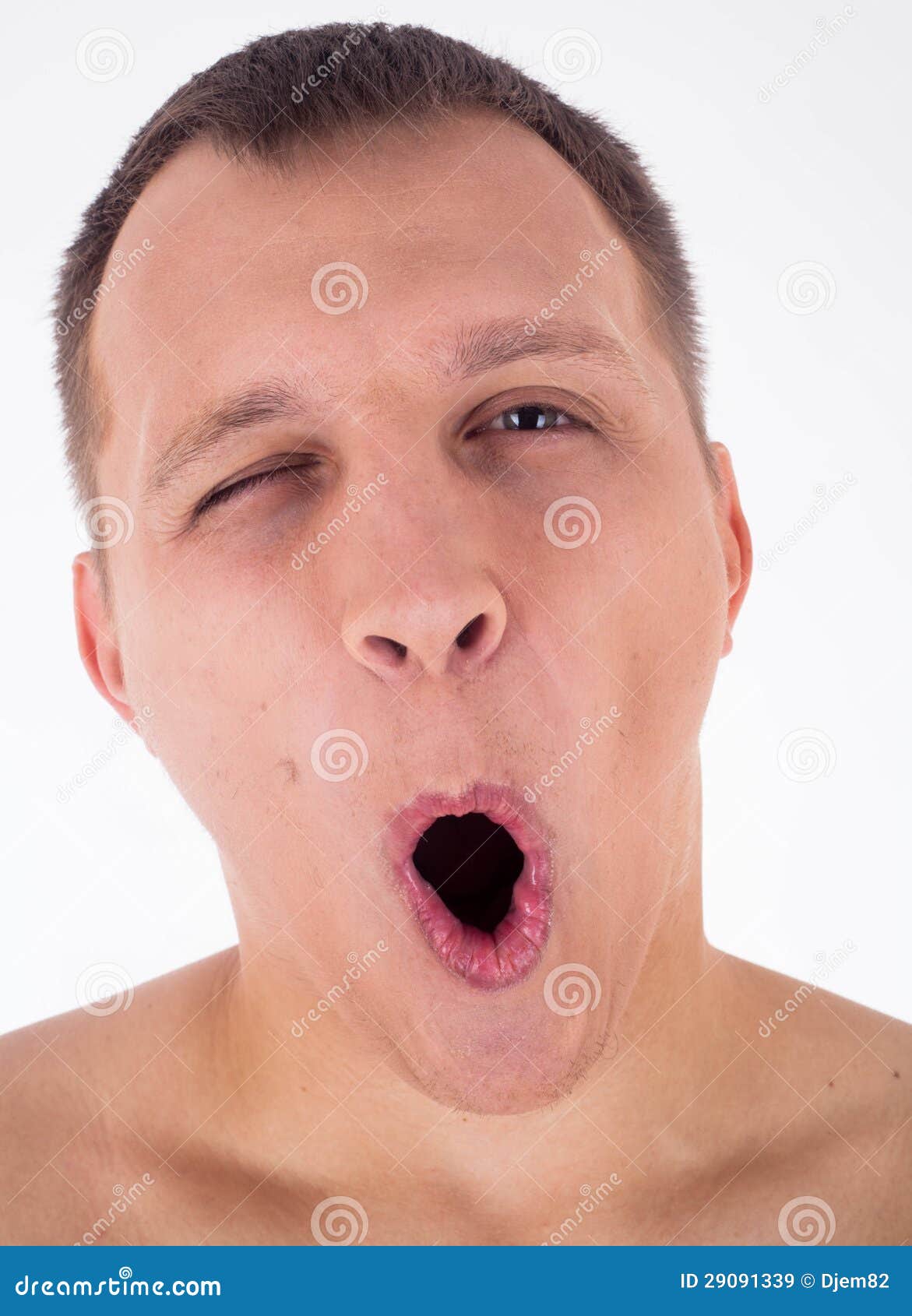 Grimacing young man stock image. Image of expression - 29091339