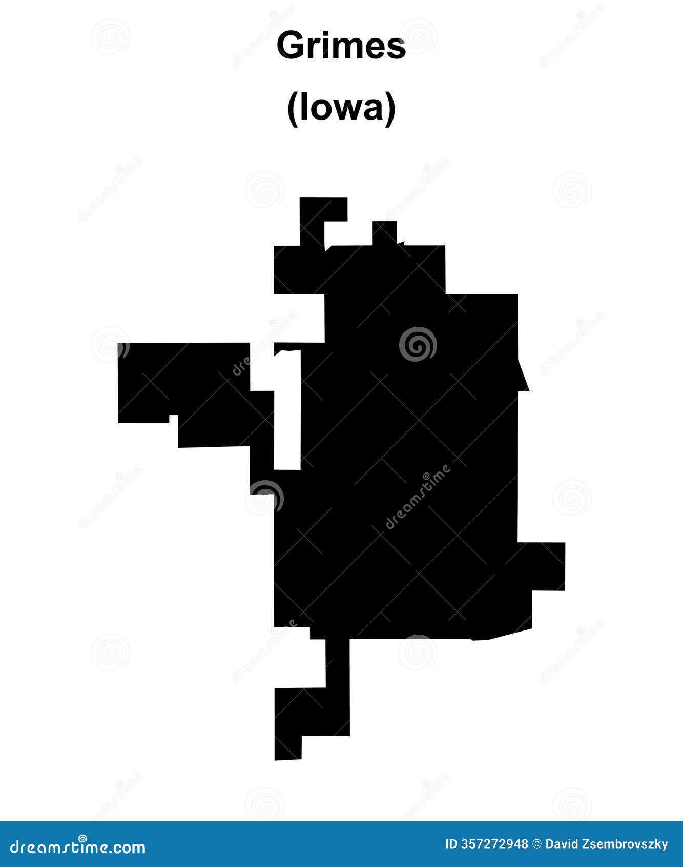 Grimes outline map stock vector. Illustration of boundary - 357272948