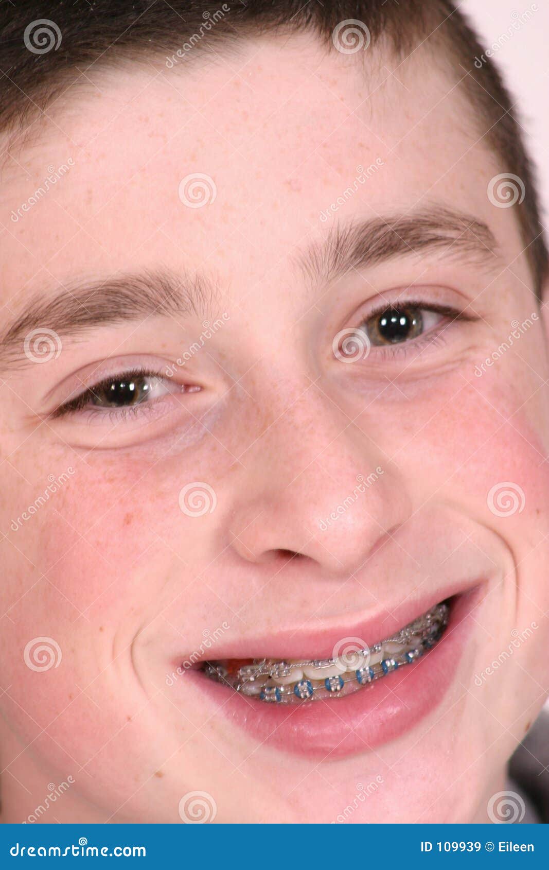 Grin stock image. Image of smiling, teenager, freckles - 109939