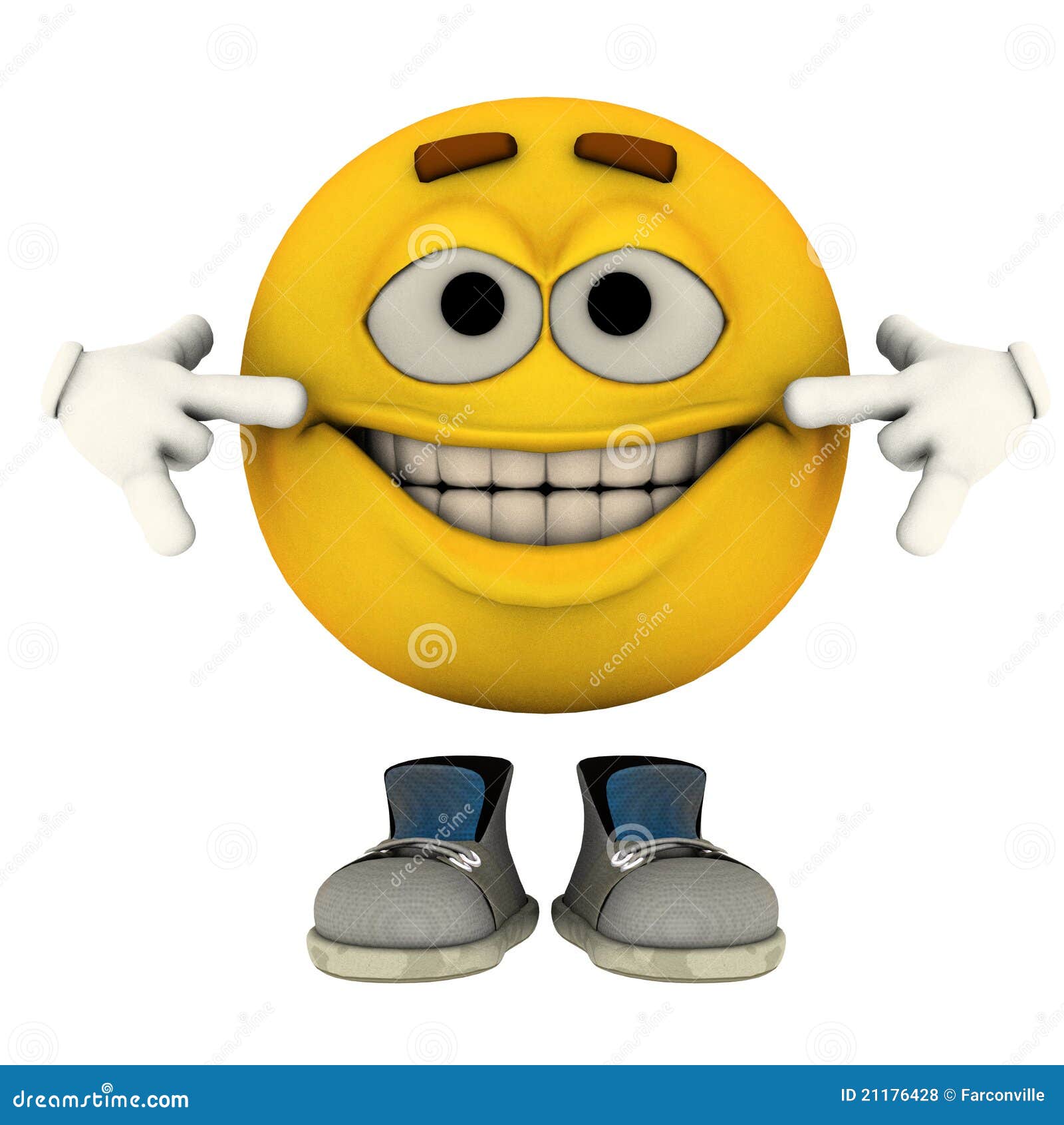 Grin stock illustration. Illustration of emoticon, feeling - 21176428
