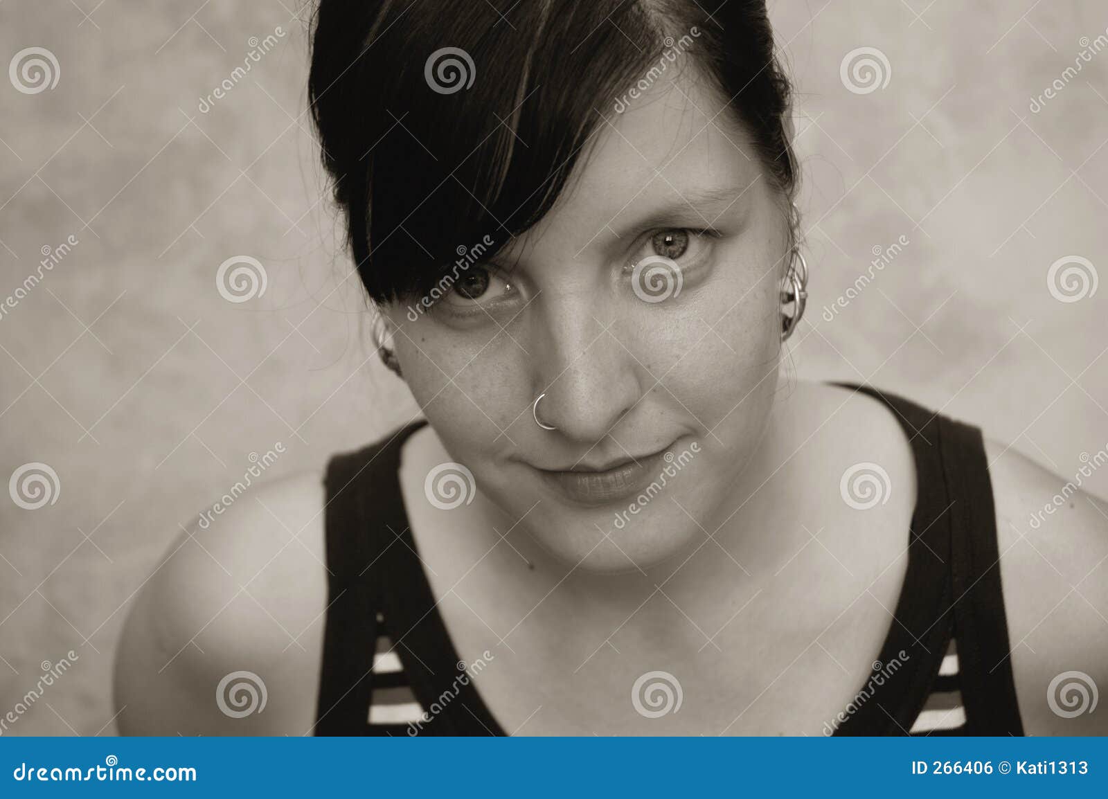 Grin stock photo. Image of monochrome, smiles, people, woman - 266406