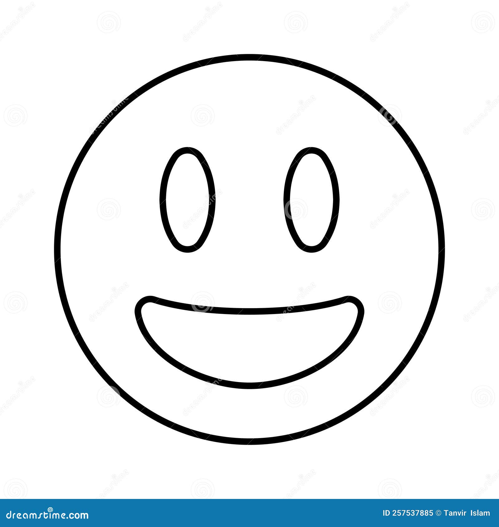 Grin alt Emoji Icon stock vector. Illustration of symbol - 257537885