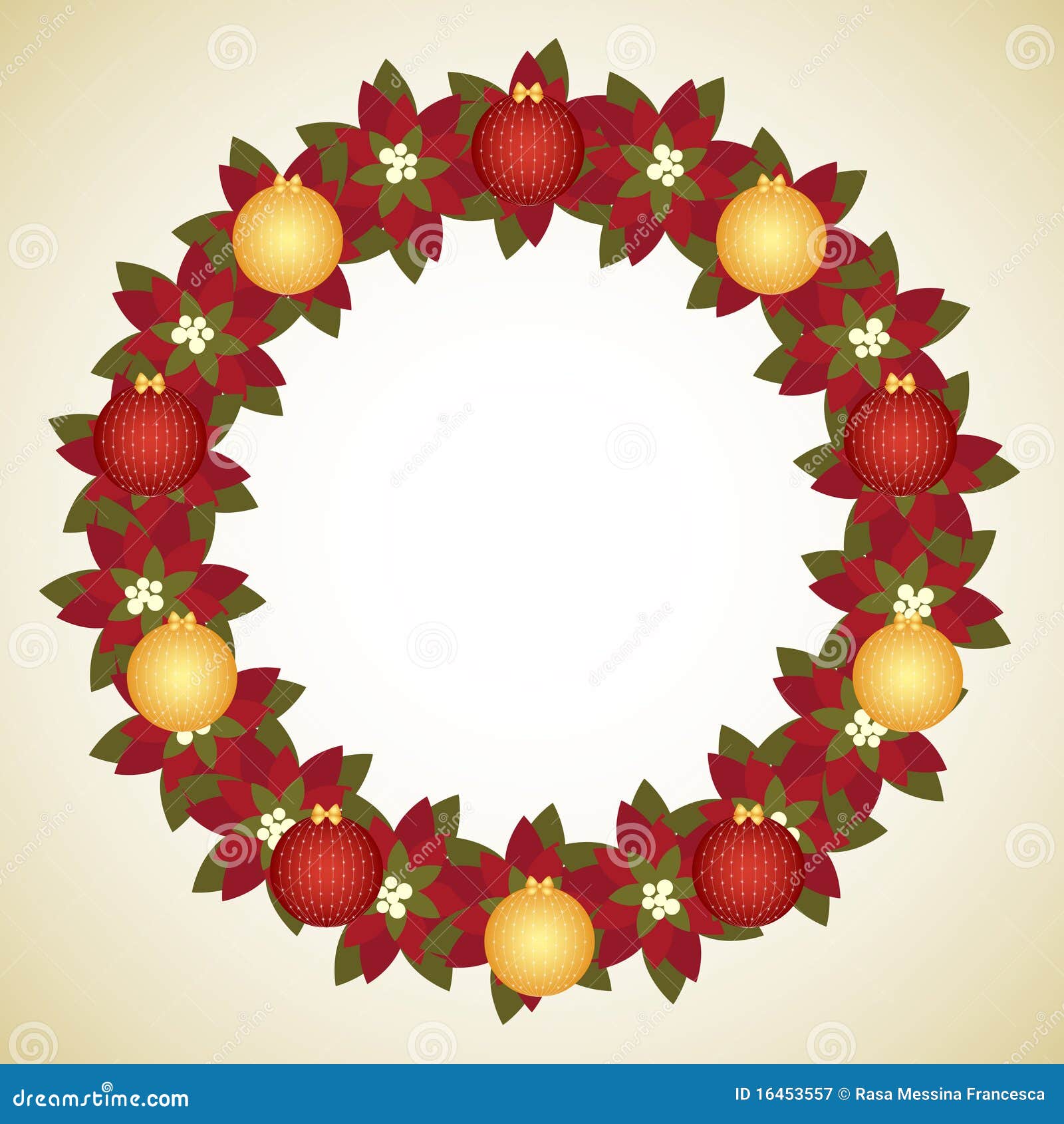 Grinalda do Natal ilustração do vetor. Ilustração de curva - 16453557
