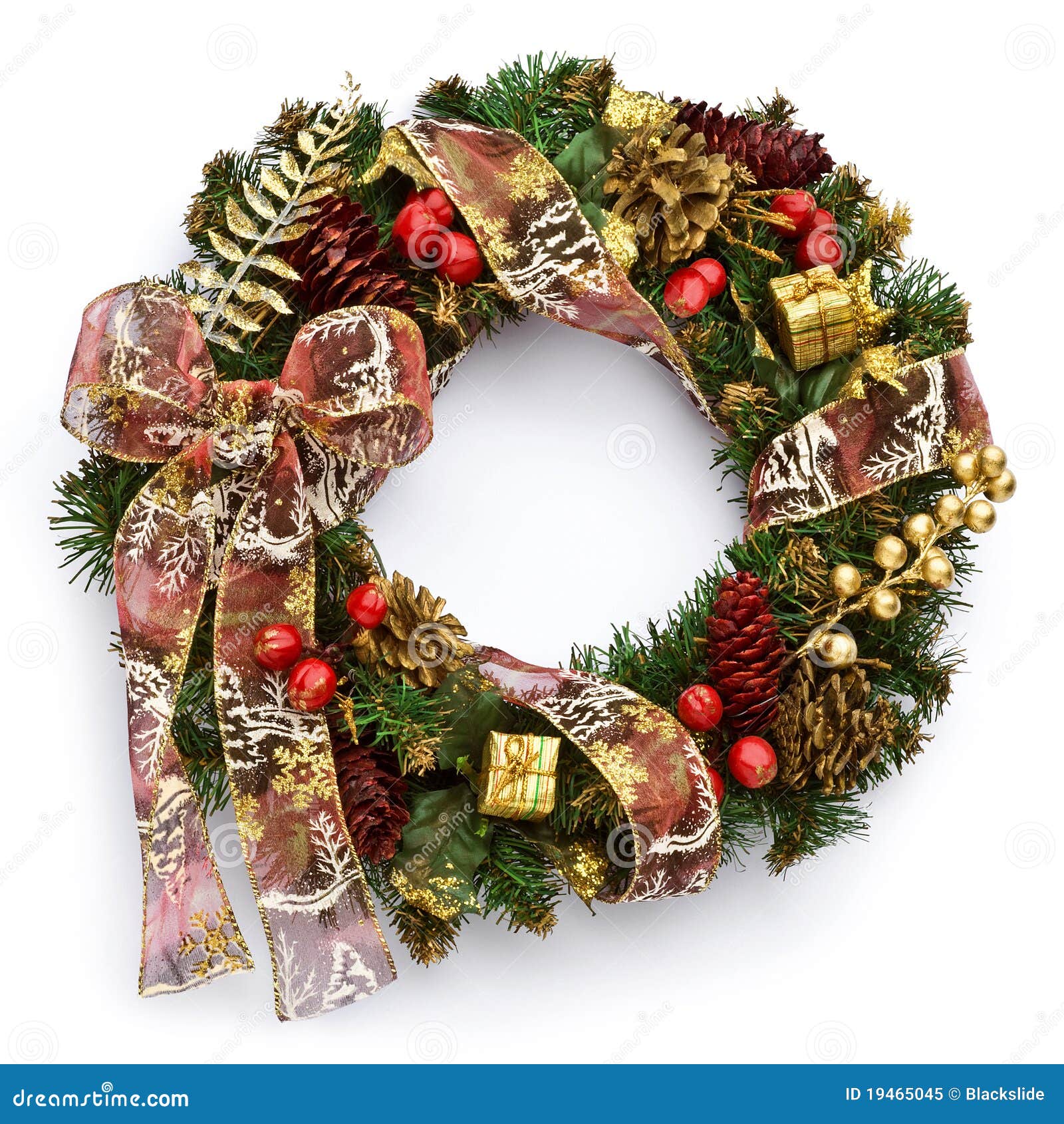 Grinalda do Natal imagem de stock. Imagem de presente - 19465045