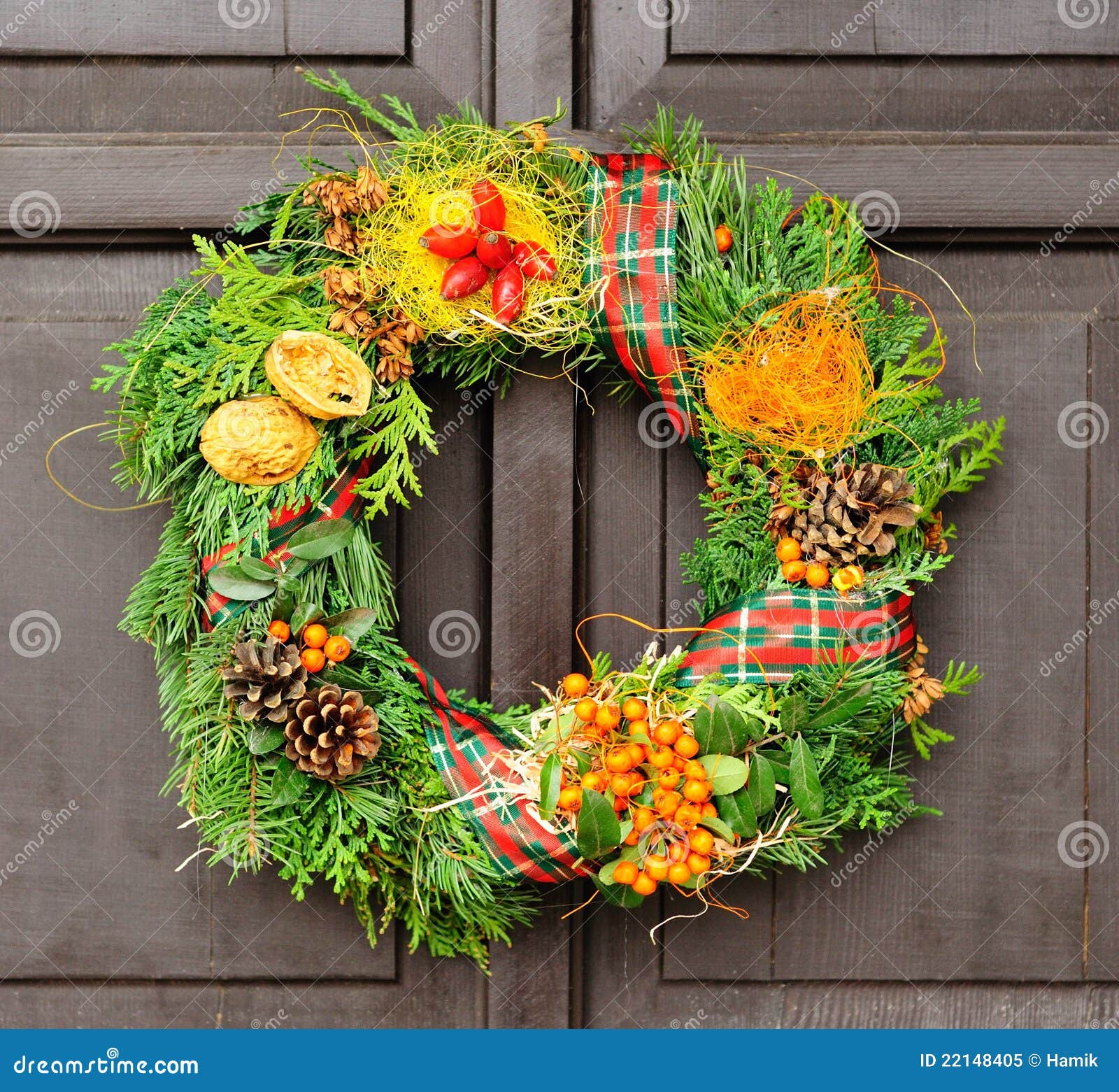 Grinalda do Natal imagem de stock. Imagem de verde, natal - 22148405