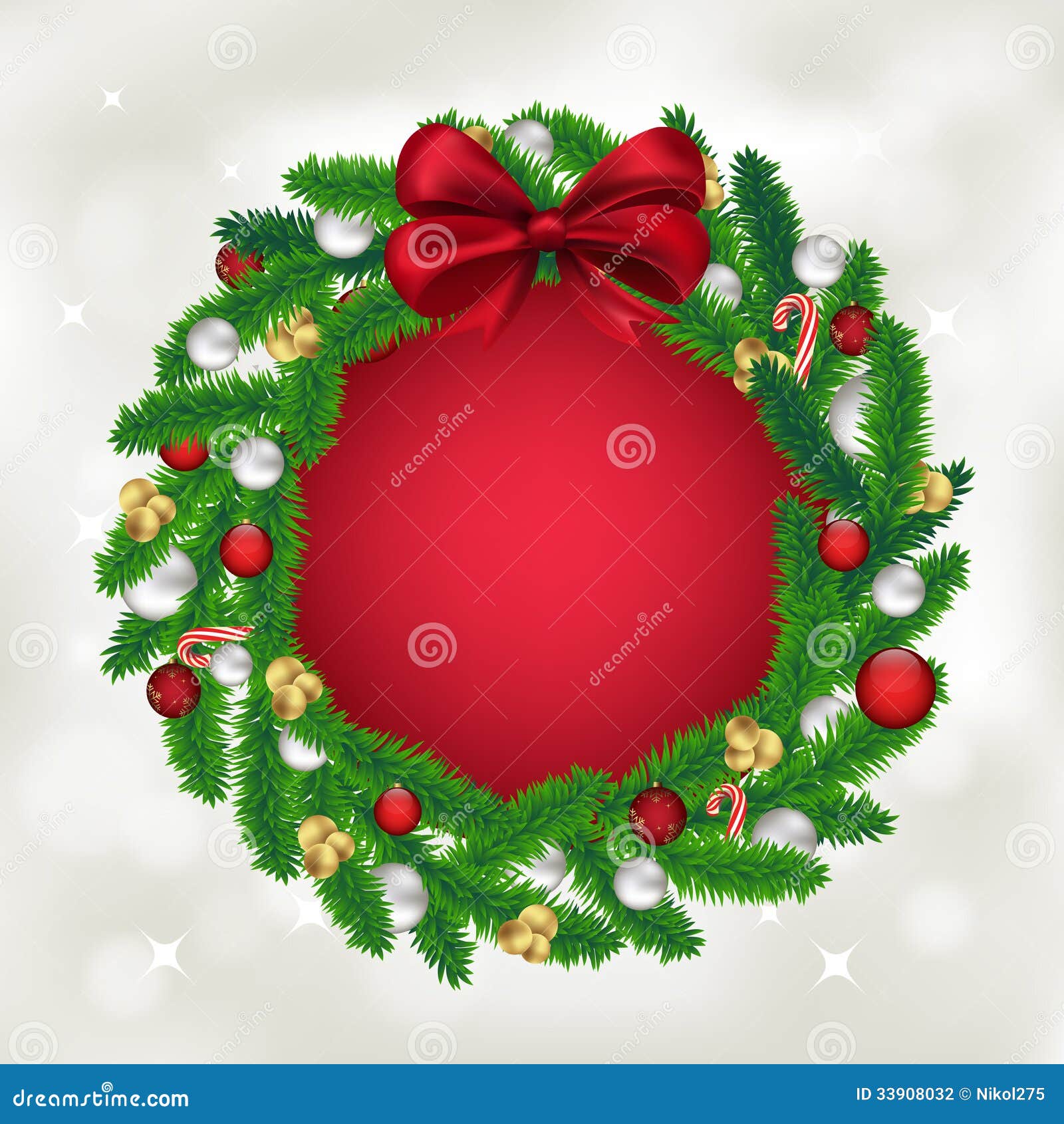 Grinalda do Natal ilustração do vetor. Ilustração de doce - 33908032