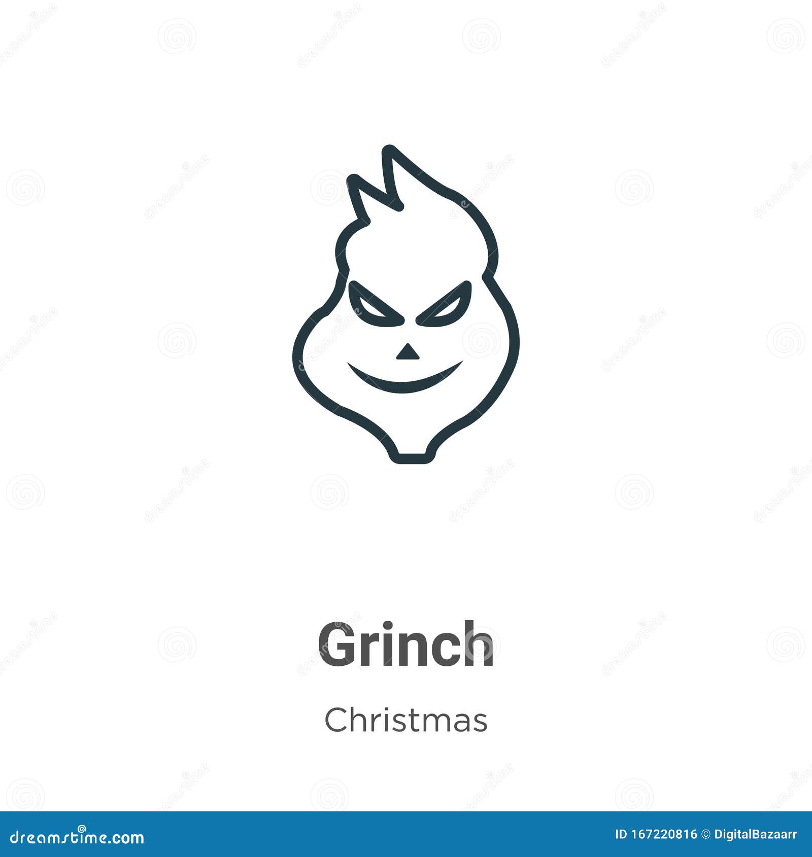 Grinch Outline