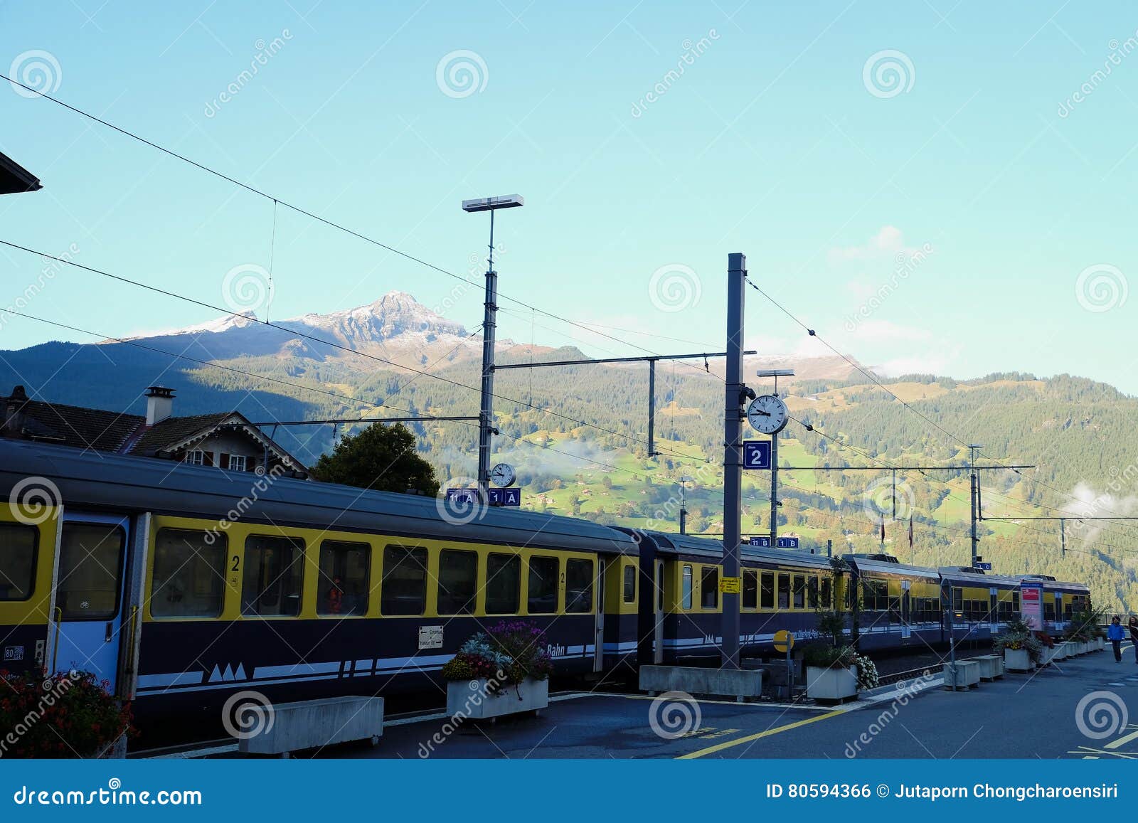 Grindelwald Train Station, Switzerland Editorial Photo - Image of swiss ...