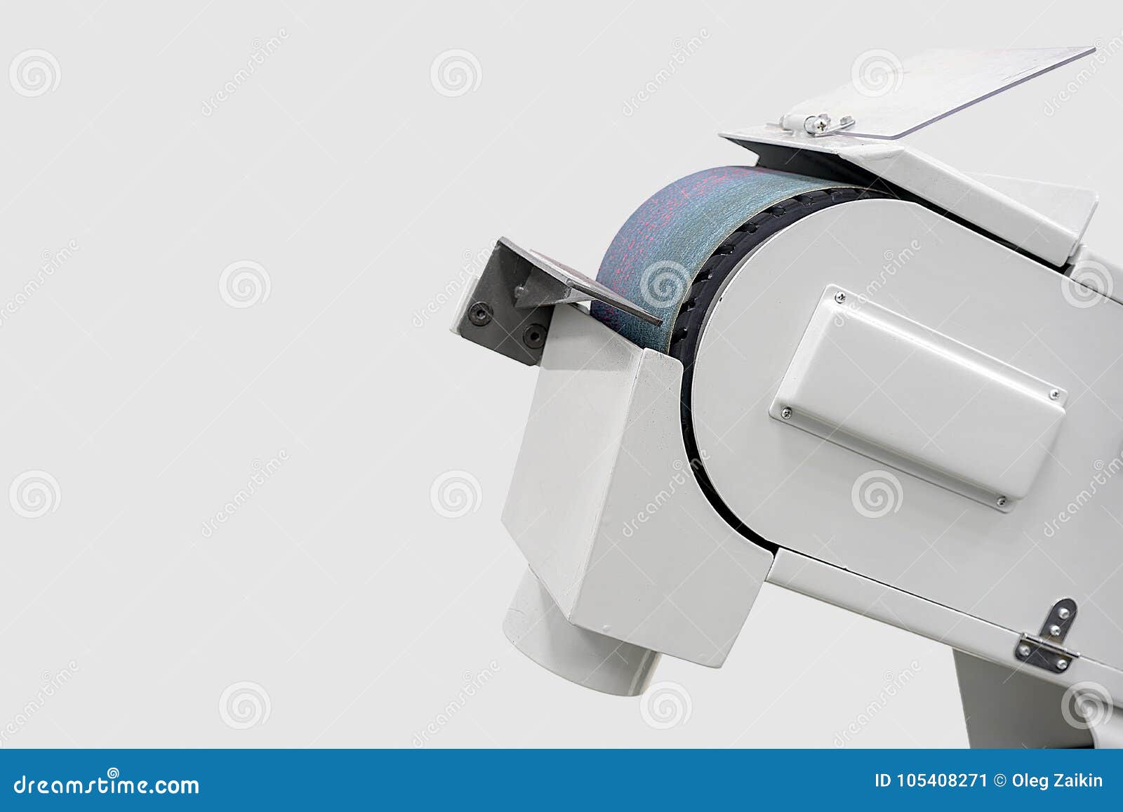 Grinder Machine on White Background Stock Image - Image of workshop ...