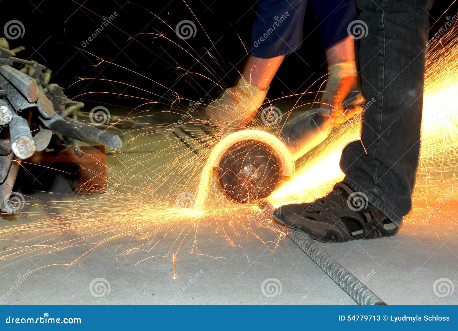 Grinder stock image. Image of electrical, factory, work - 54779713