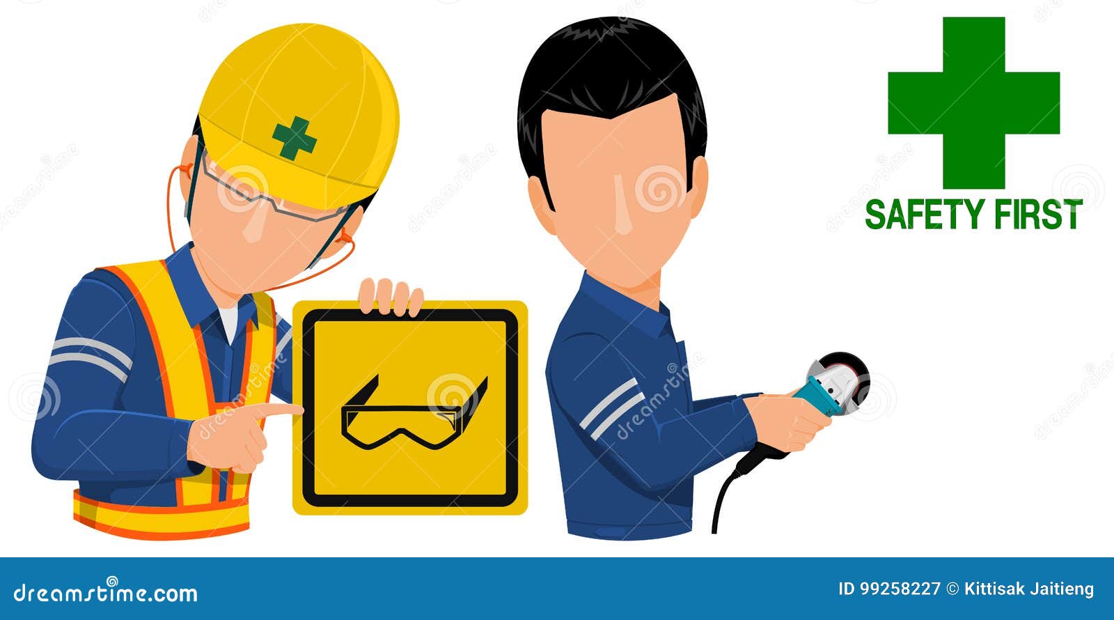 Grinder warning stock vector. Illustration of maintenance - 99258227