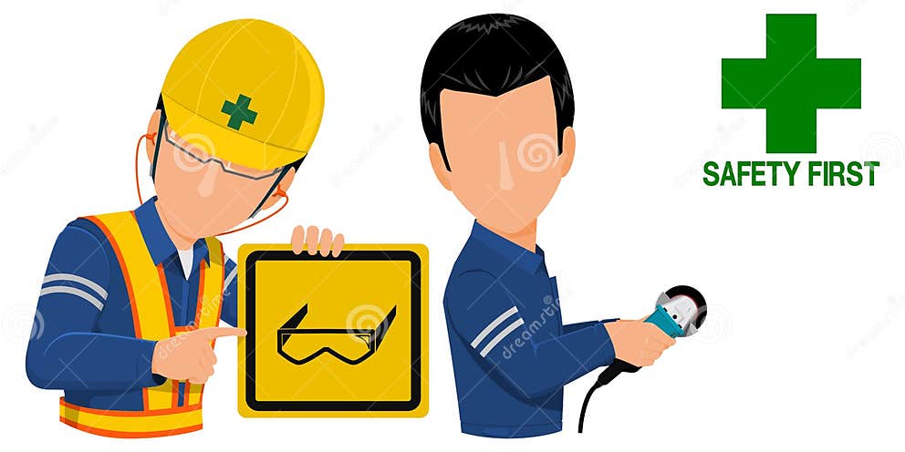 Grinder warning stock vector. Illustration of maintenance - 99258227