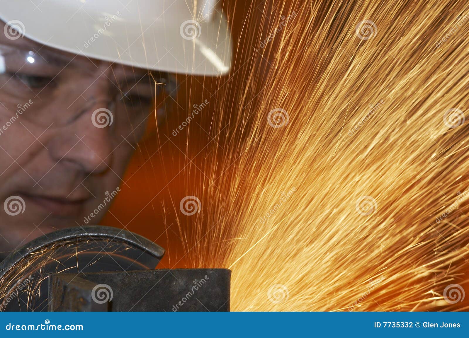 Grinder worker stock photo. Image of repair, worker, welding - 7735332