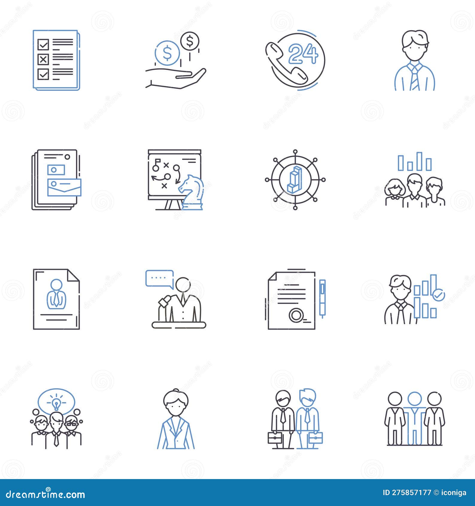 Daily Grinders Line Icons Collection. Routine, Monotonous, Workaholic ... Daily Grinders Line Icons Collection. Routine, Monotonous, Workaholic ...