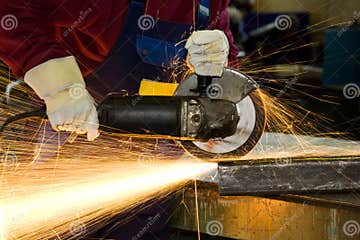 Grinding stock image. Image of bright, grinding, factory - 9019271