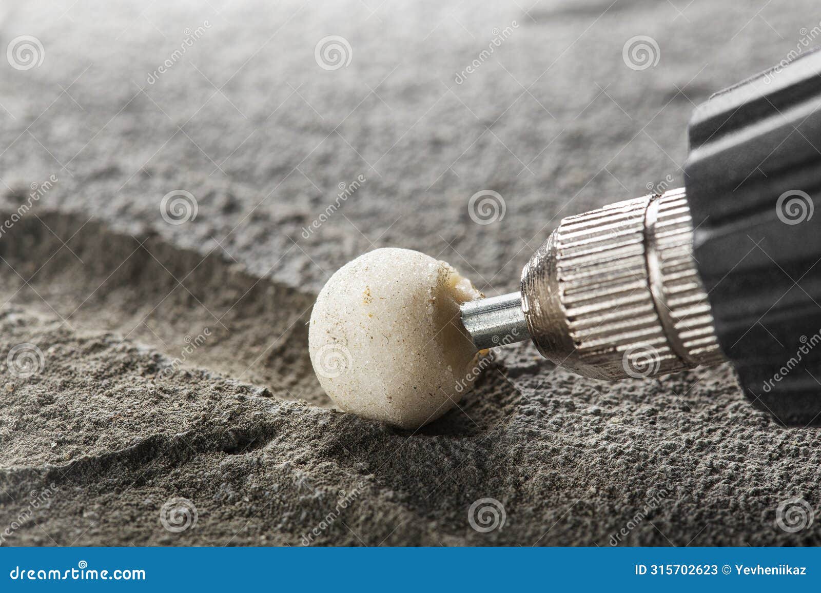 Grinding Bevel of Ceramic Tiles by Grinding Stone Using Drill Stock ...