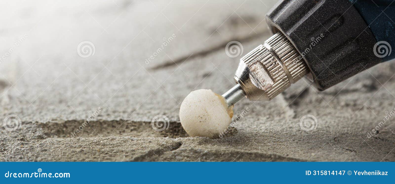 Grinding Bevel of Ceramic Tiles by Grinding Stone Using Drill Stock ...