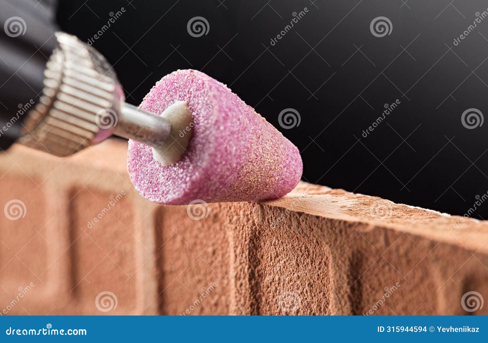 Grinding Bevel of Ceramic Tiles by Grinding Stone Using Drill Stock ...