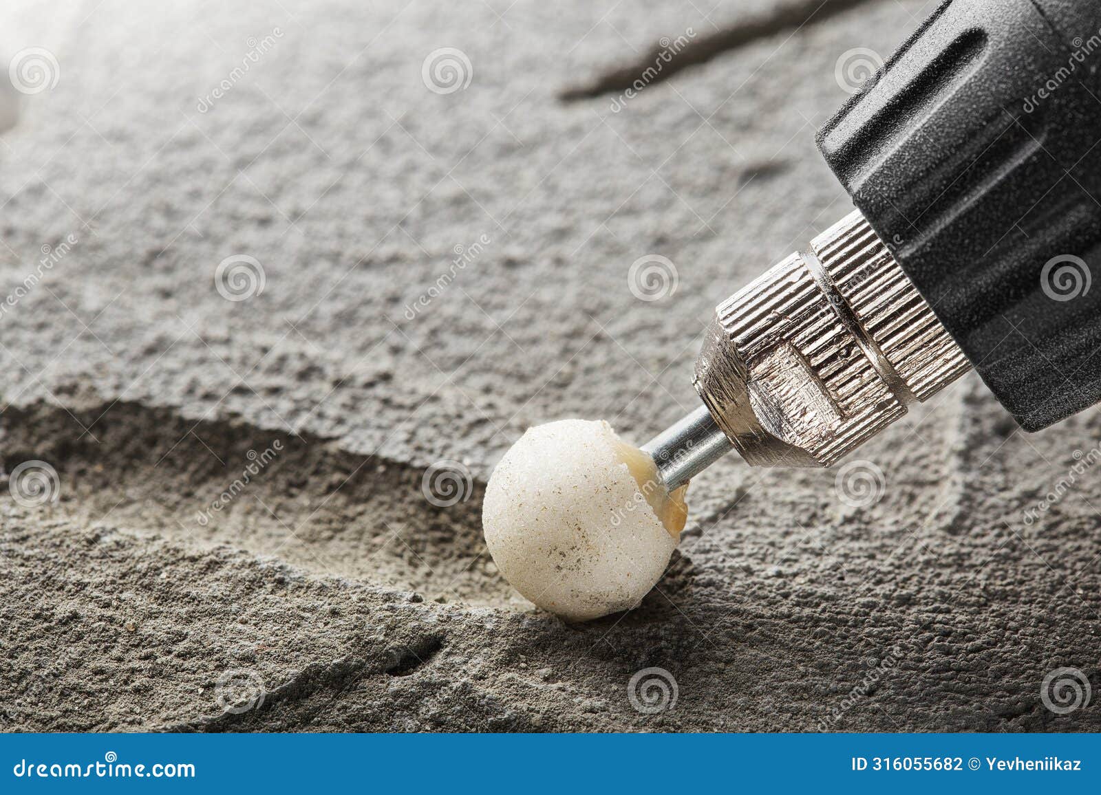 Grinding Bevel of Ceramic Tiles by Grinding Stone Using Drill Stock ...