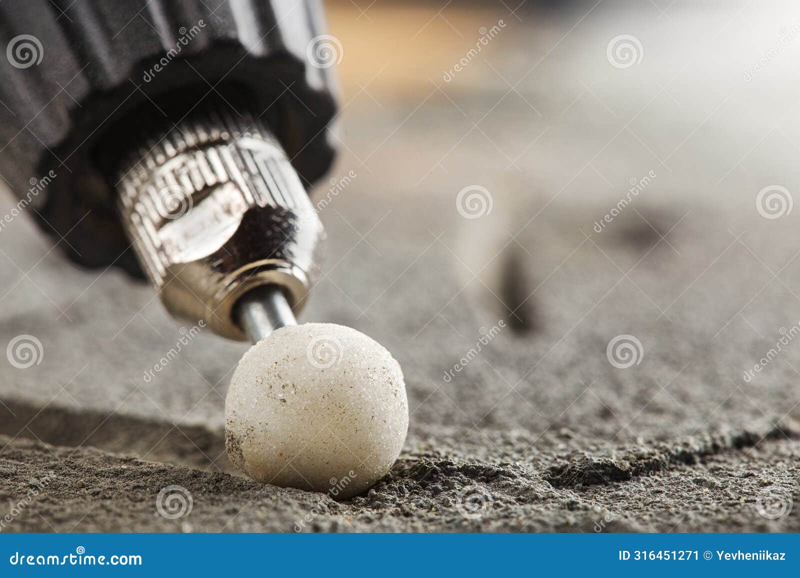 Grinding Bevel of Ceramic Tiles by Grinding Stone Using Drill Stock ...