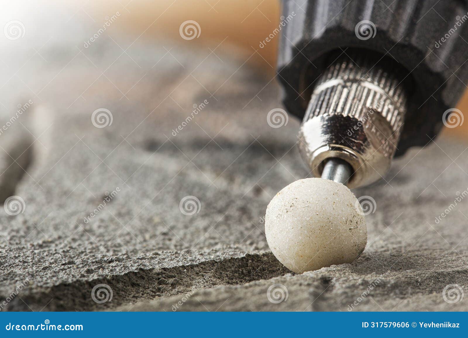 Grinding Bevel of Ceramic Tiles by Grinding Stone Using Drill Stock ...