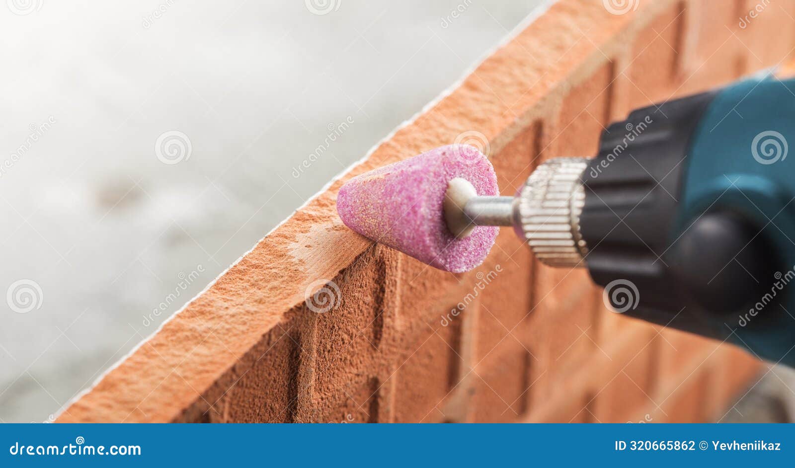 Grinding Bevel of Ceramic Tiles by Grinding Stone Using Drill Stock ...