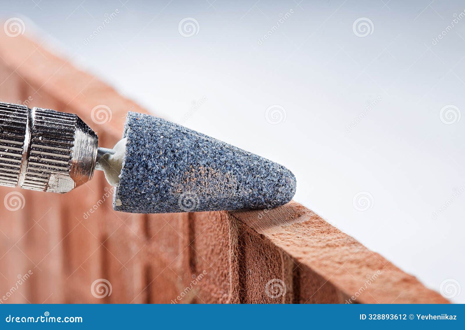 Grinding Bevel of Ceramic Tiles by Grinding Stone Using Drill Stock ...