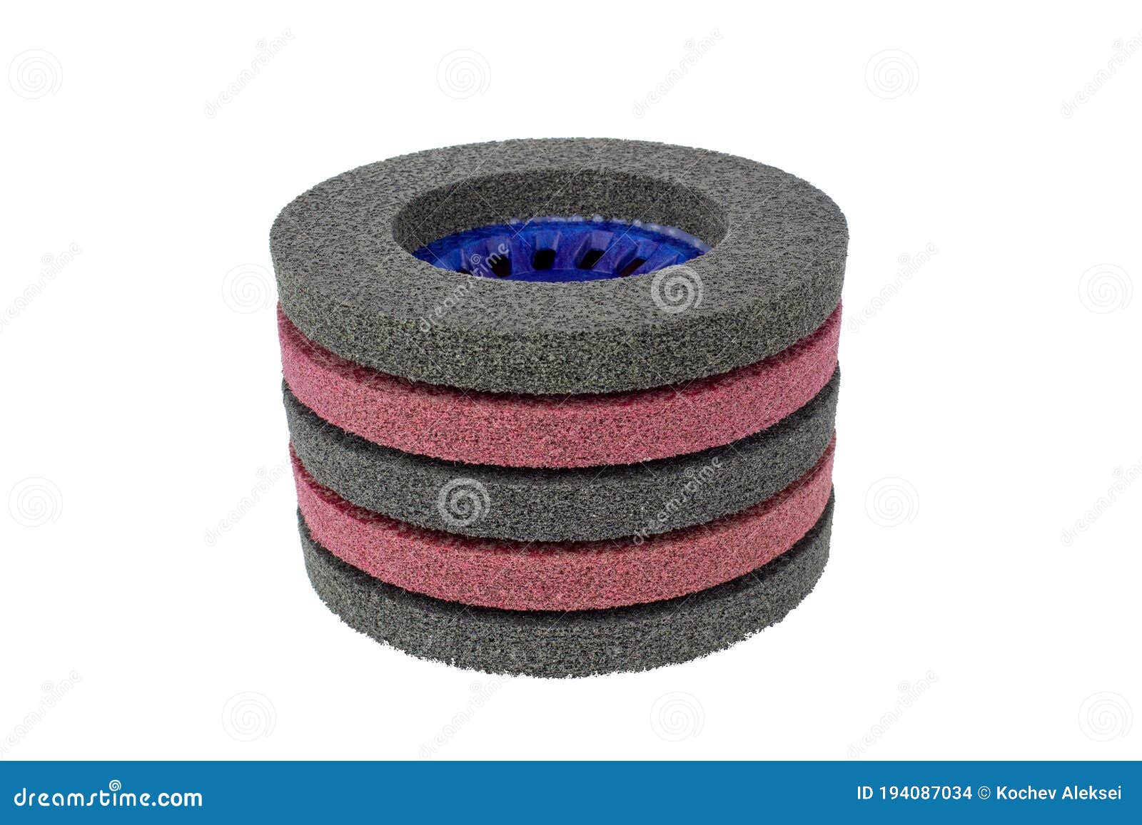 Grinding Circles of Varying Rigidity To Handle Metal Stock Photo ...