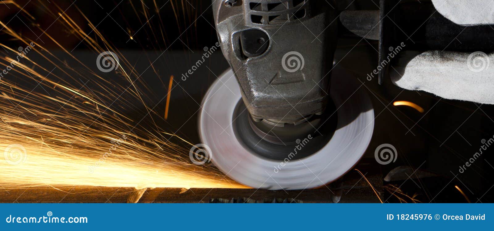 Grinding closeup stock photo. Image of hand, construction - 18245976