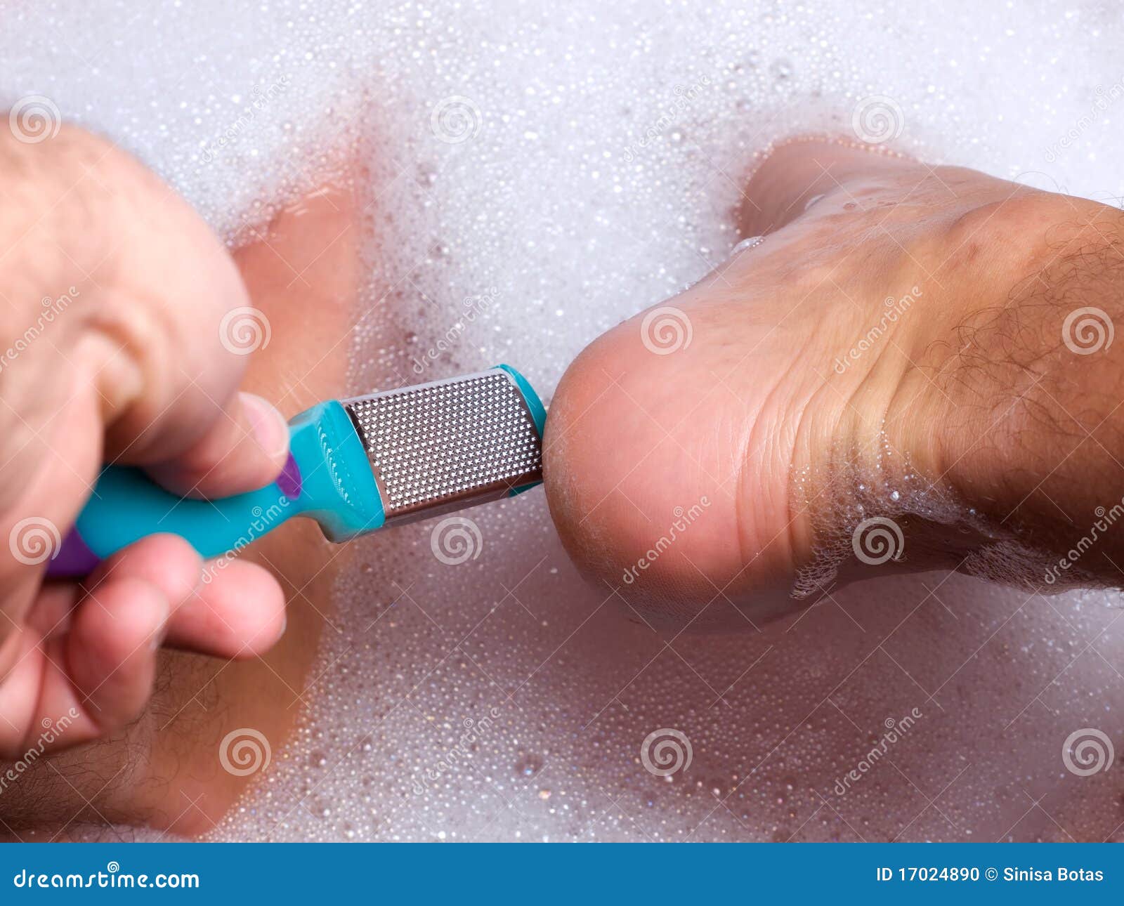 Grinding heel stock photo. Image of soap, skin, pedicure - 17024890