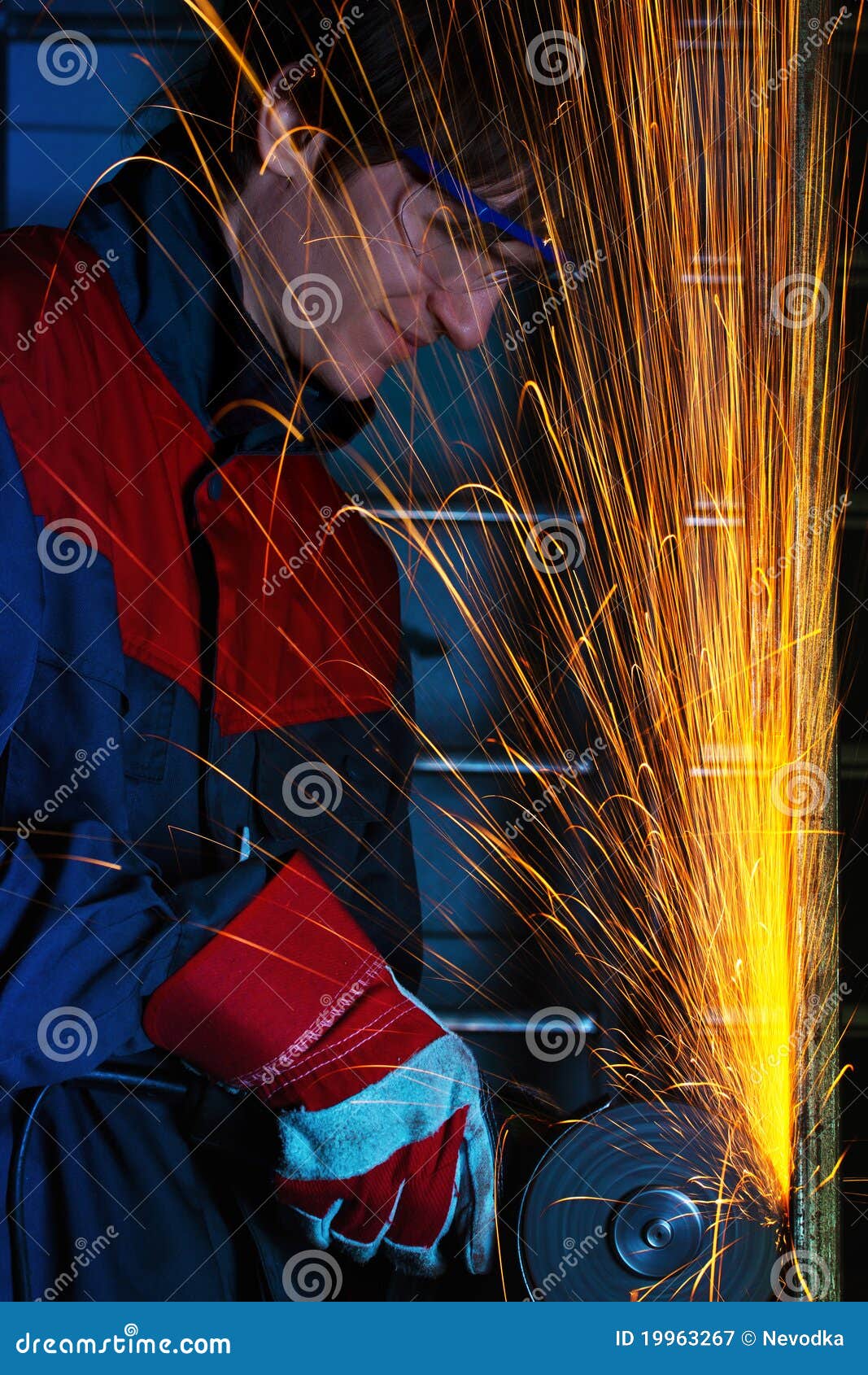 Grinding iron stock image. Image of industry, light, production - 19963267