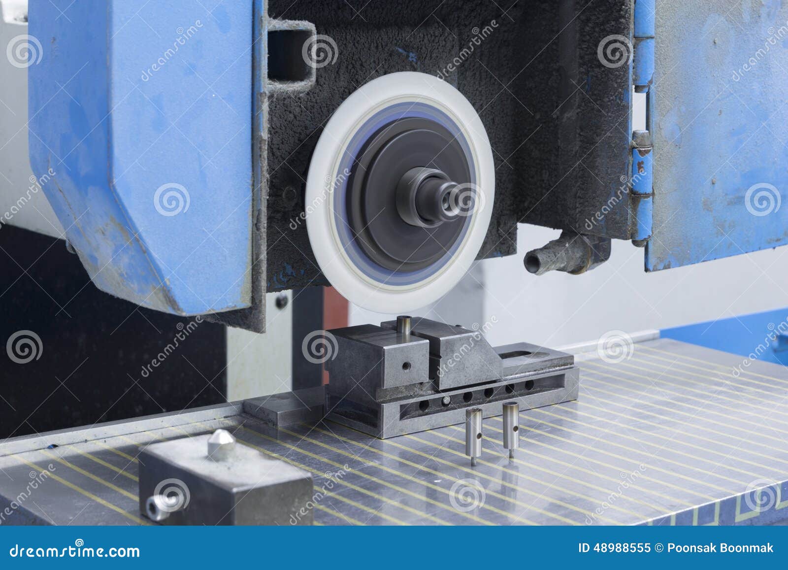 Grinding Machine Face on Top Stock Image - Image of craft, metal: 48988555