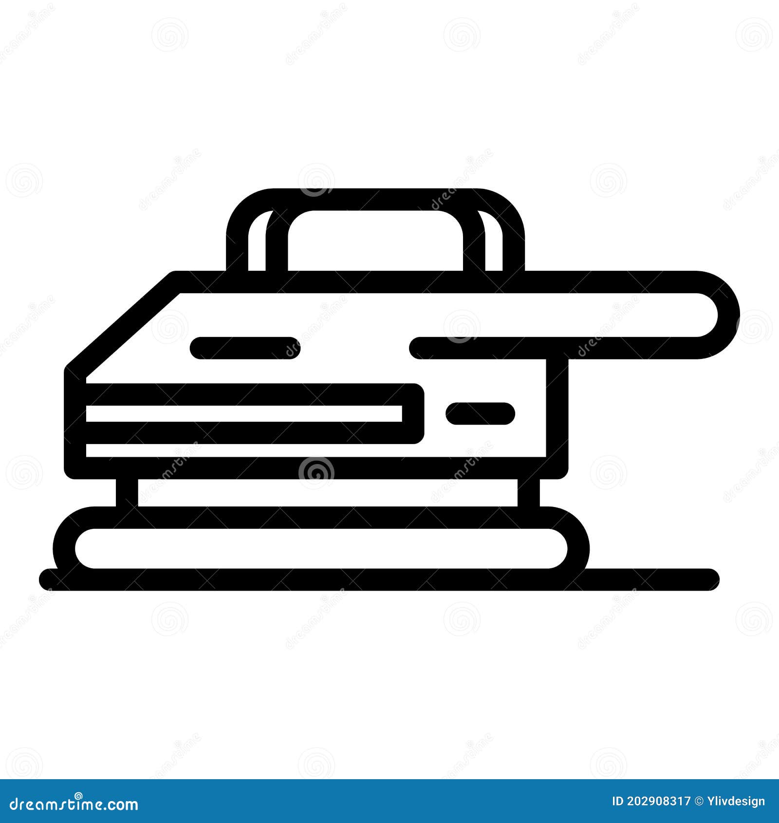Grinding Machine Icon, Outline Style Stock Vector - Illustration of ...