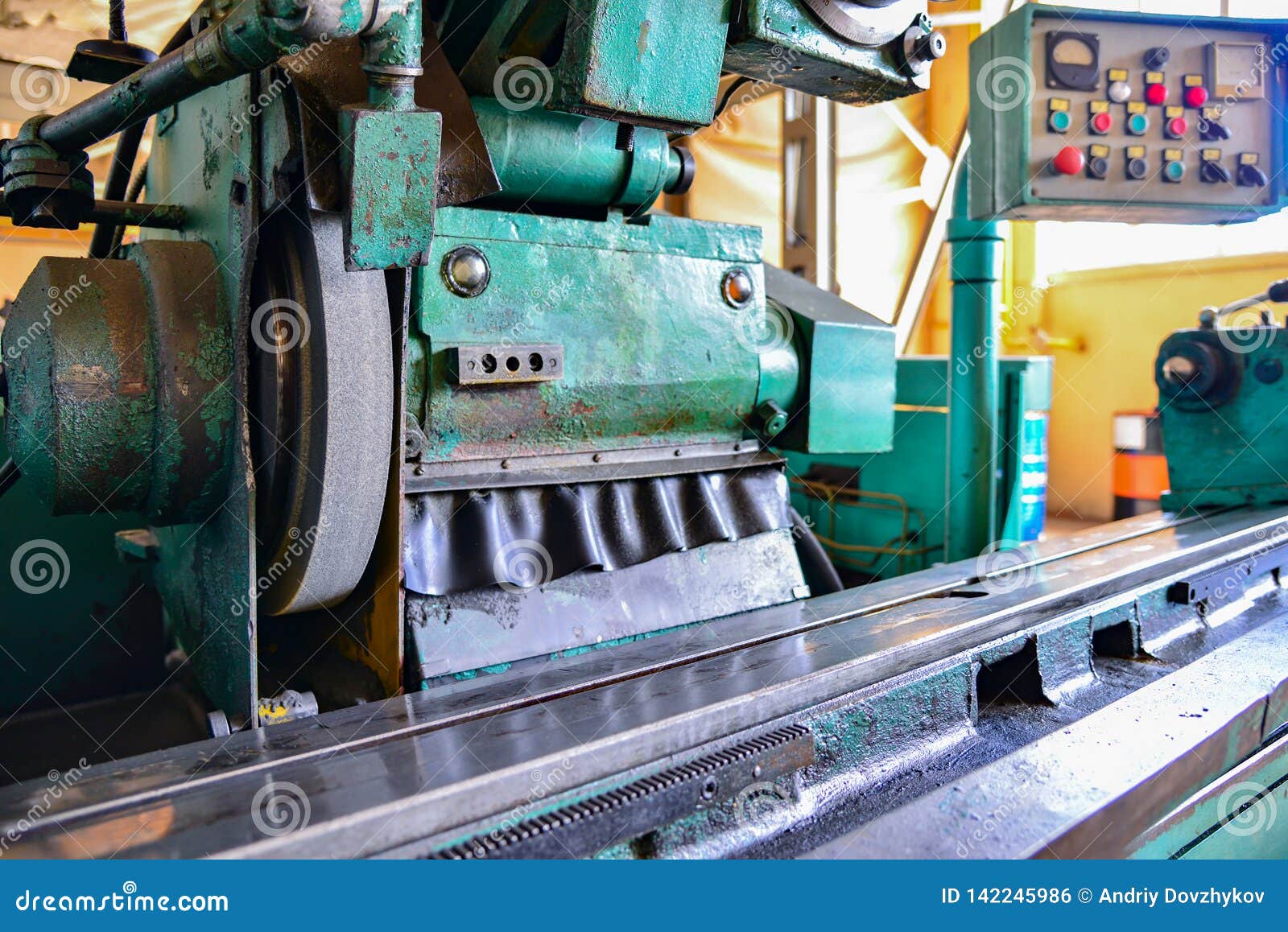 Grinding Machine at a Machine-building Enterprise in a Metalworking ...